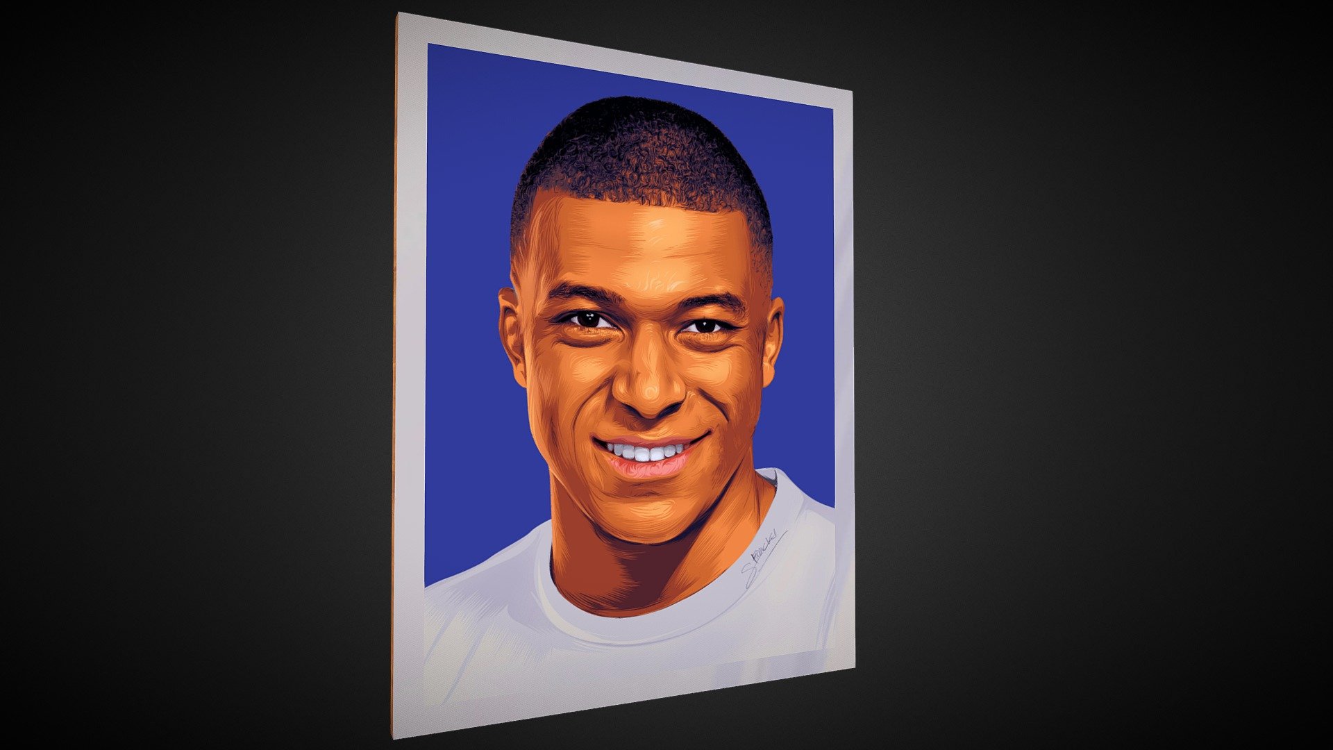 Kylian Mbappe v1 - 3D model by Art-Conan [9d1265e] - Sketchfab