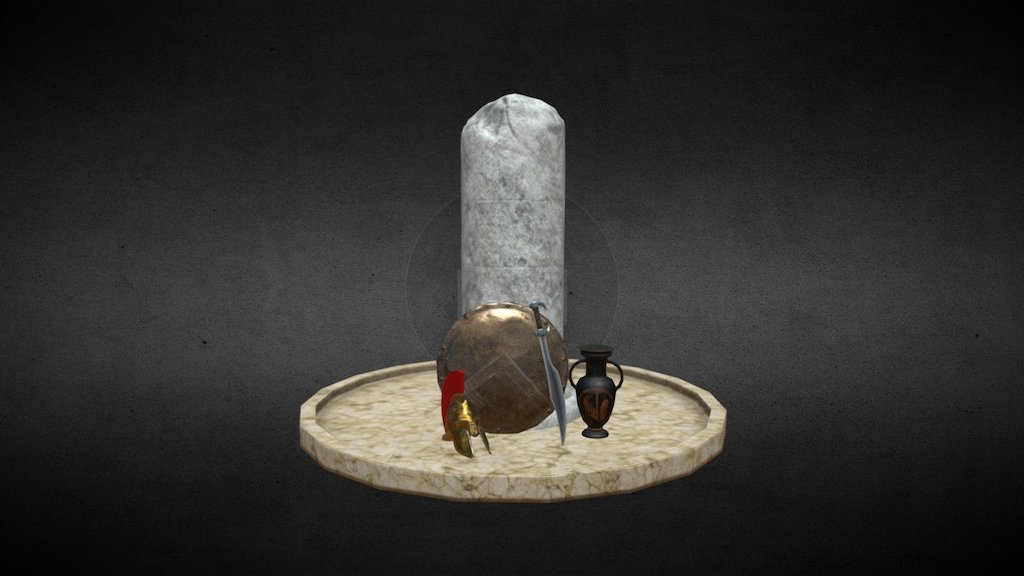 Greek Asset - 3D model by Grogna [9d13163] - Sketchfab