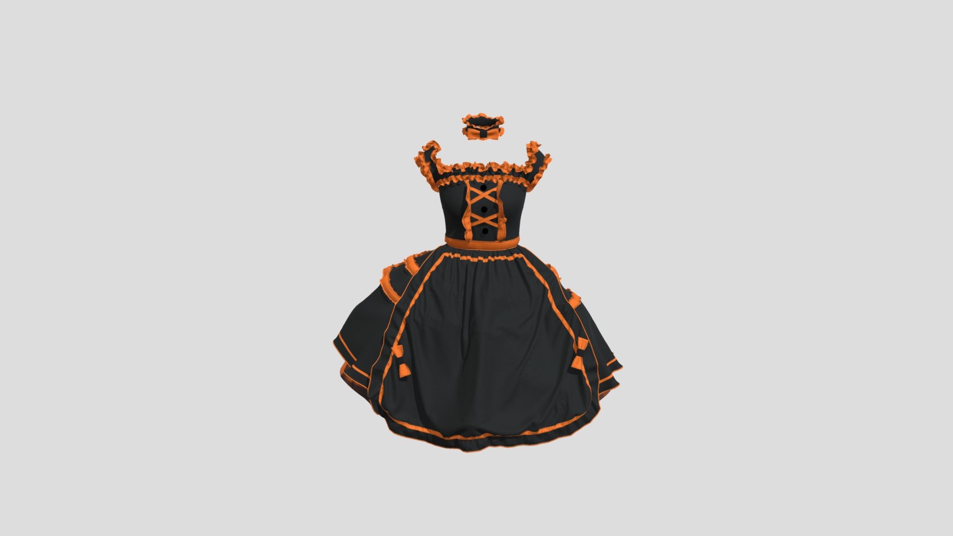 dress_high - Download Free 3D model by Sergei (@Sergogopowerrangers ...