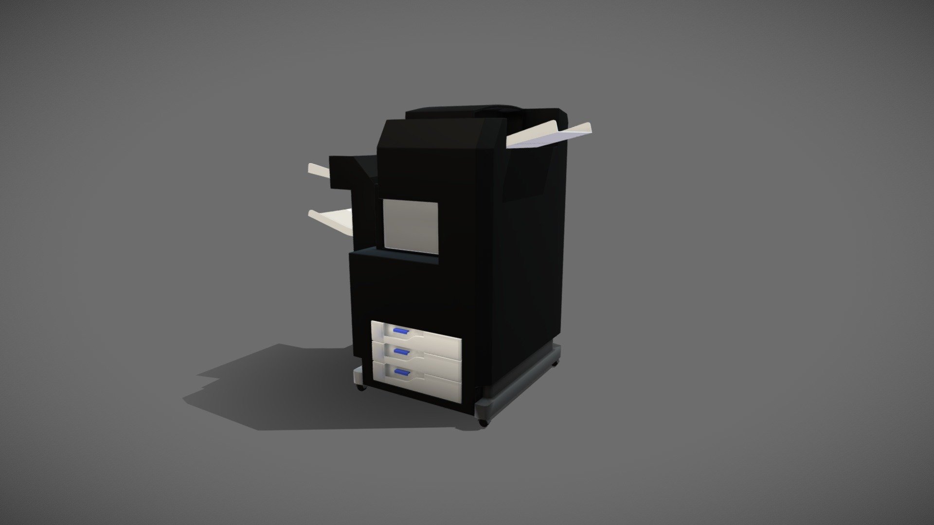 Interior Collection - Office Printer - 3D model by nappin (@nappin.1bit ...