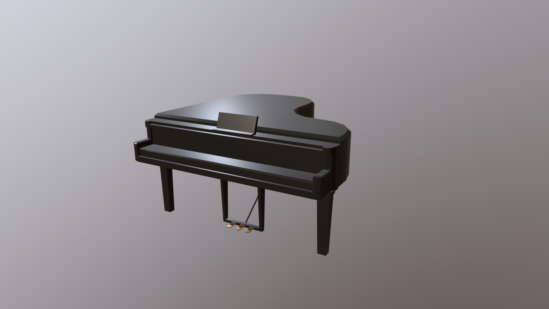 Low poly piano - Download Free 3D model by jorgenix [9d13b0e] - Sketchfab