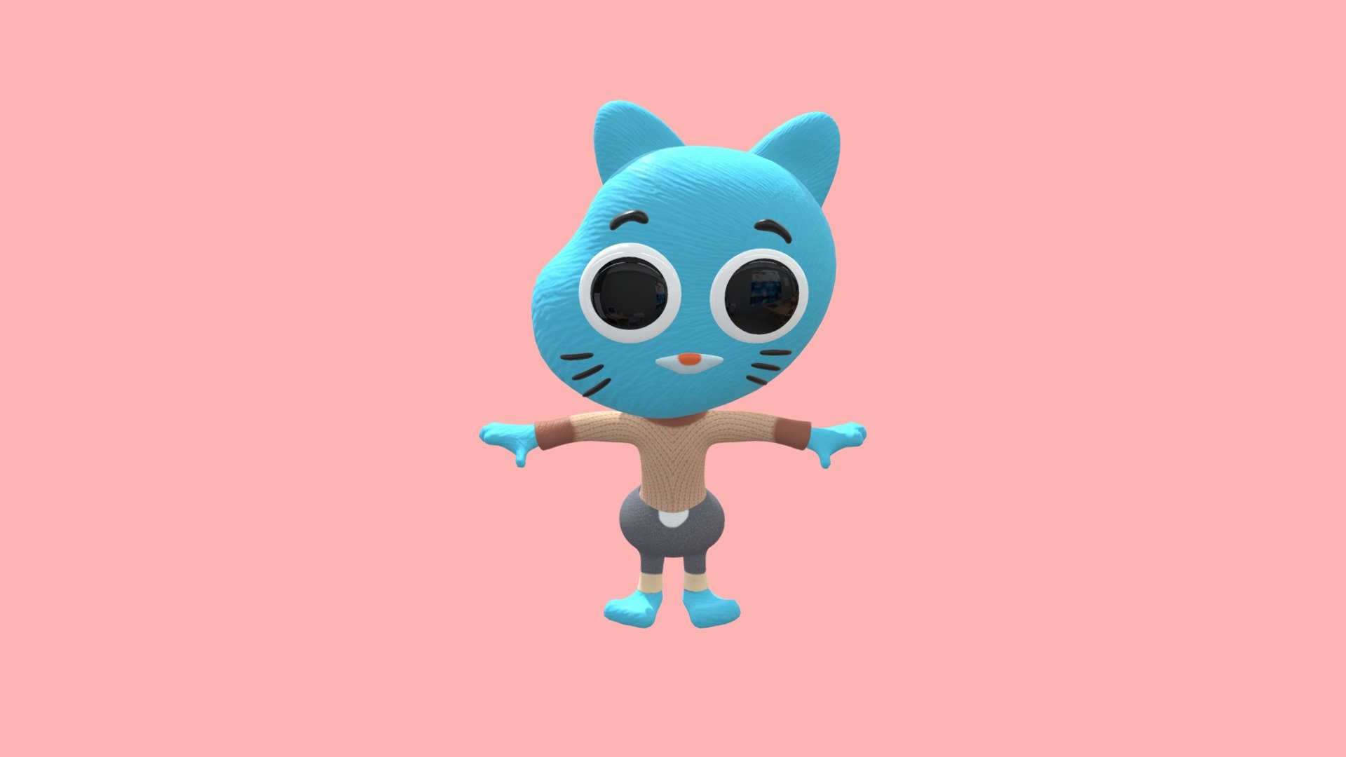 Gumball - 3D model by brenrs25 [9d13f0a] - Sketchfab