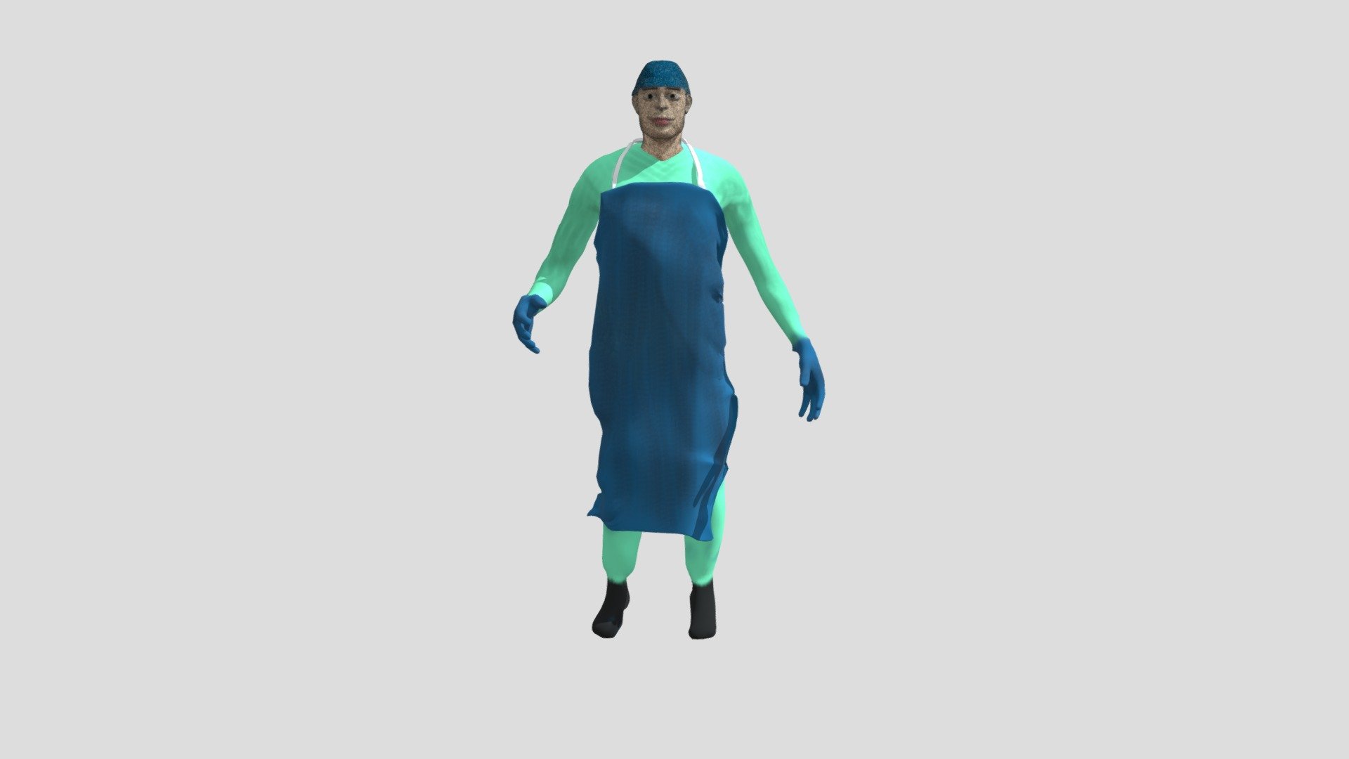 Surgeon model final with colour - 3D model by conarhj [9d176a1] - Sketchfab