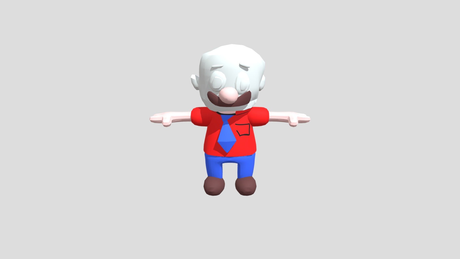 Marvin but there is a minus texture broken - 3D model by IDKGUY ...