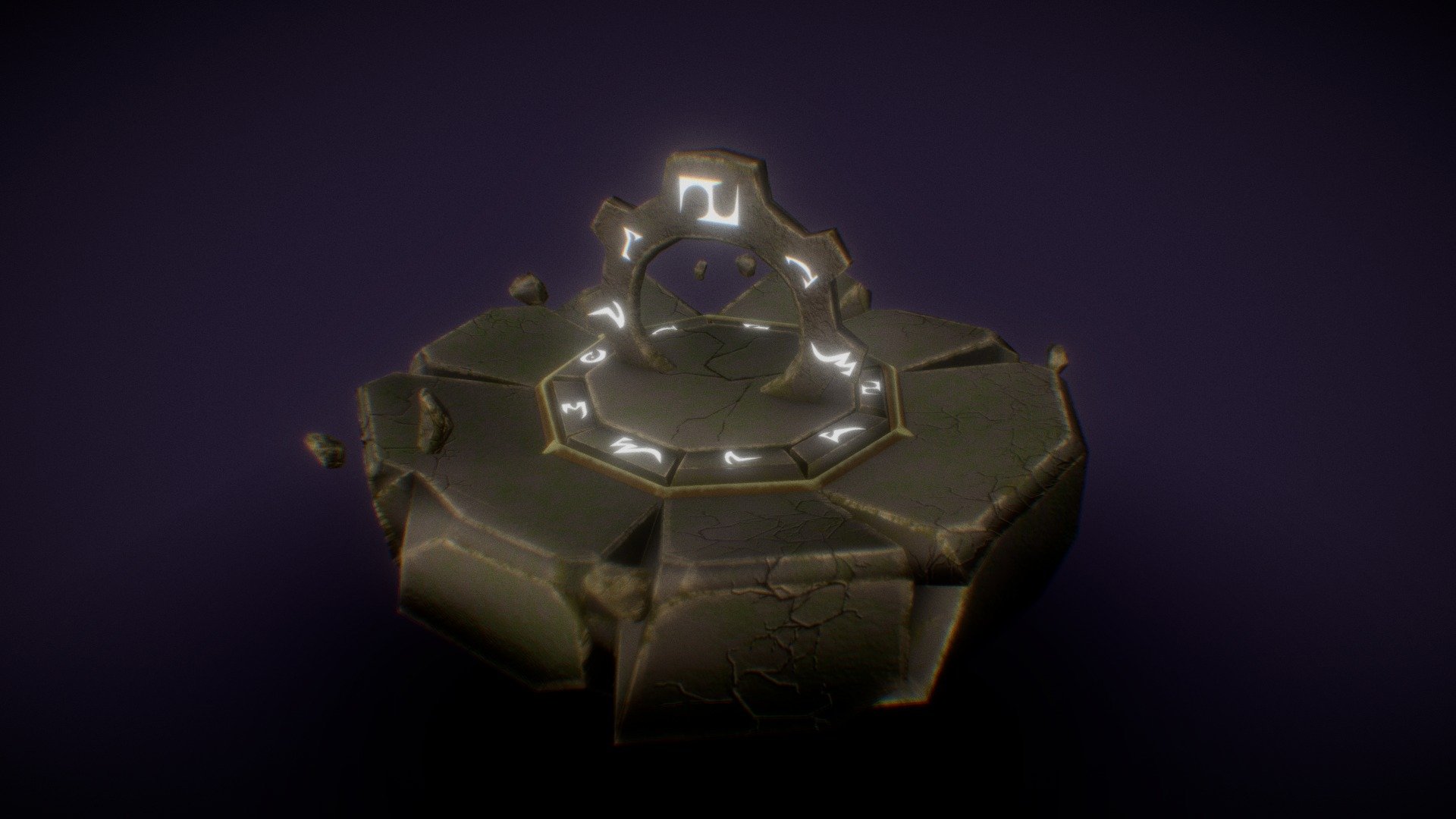 Floating Portal - 3D model by eslamzakiiv [9d1932d] - Sketchfab
