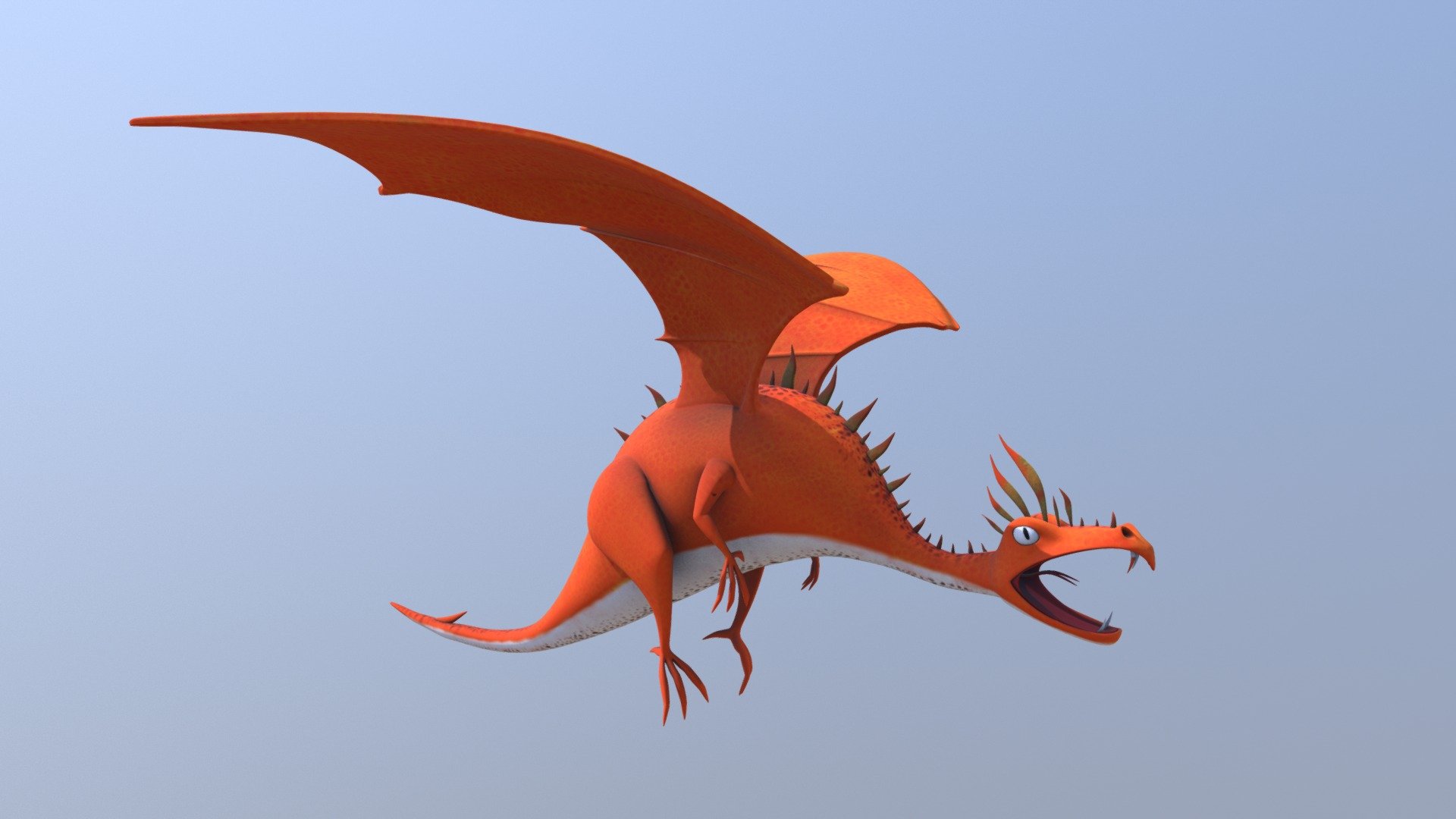 Dragon - 3D model by ab.daniyar [9d1a3b0] - Sketchfab
