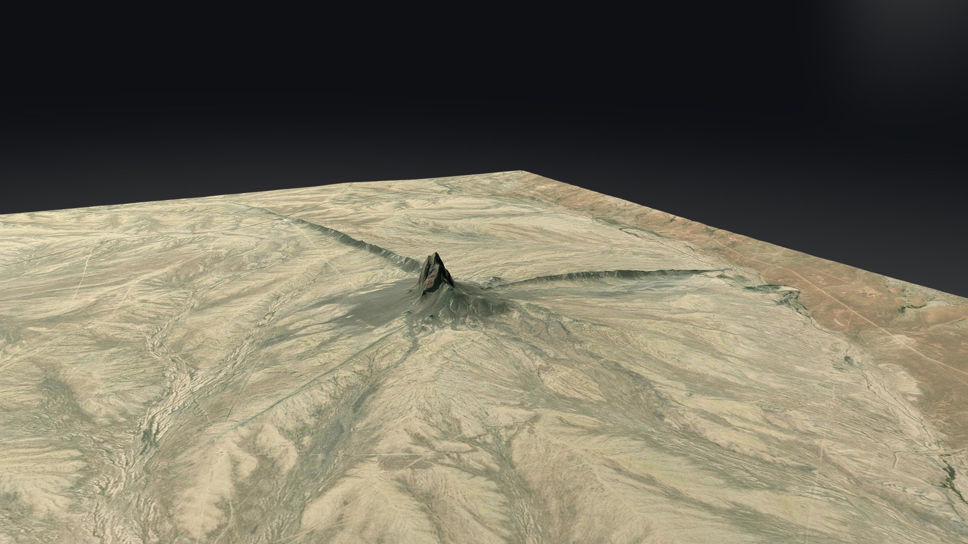 Volcanic neck, USA - Download Free 3D model by Sara Carena ...