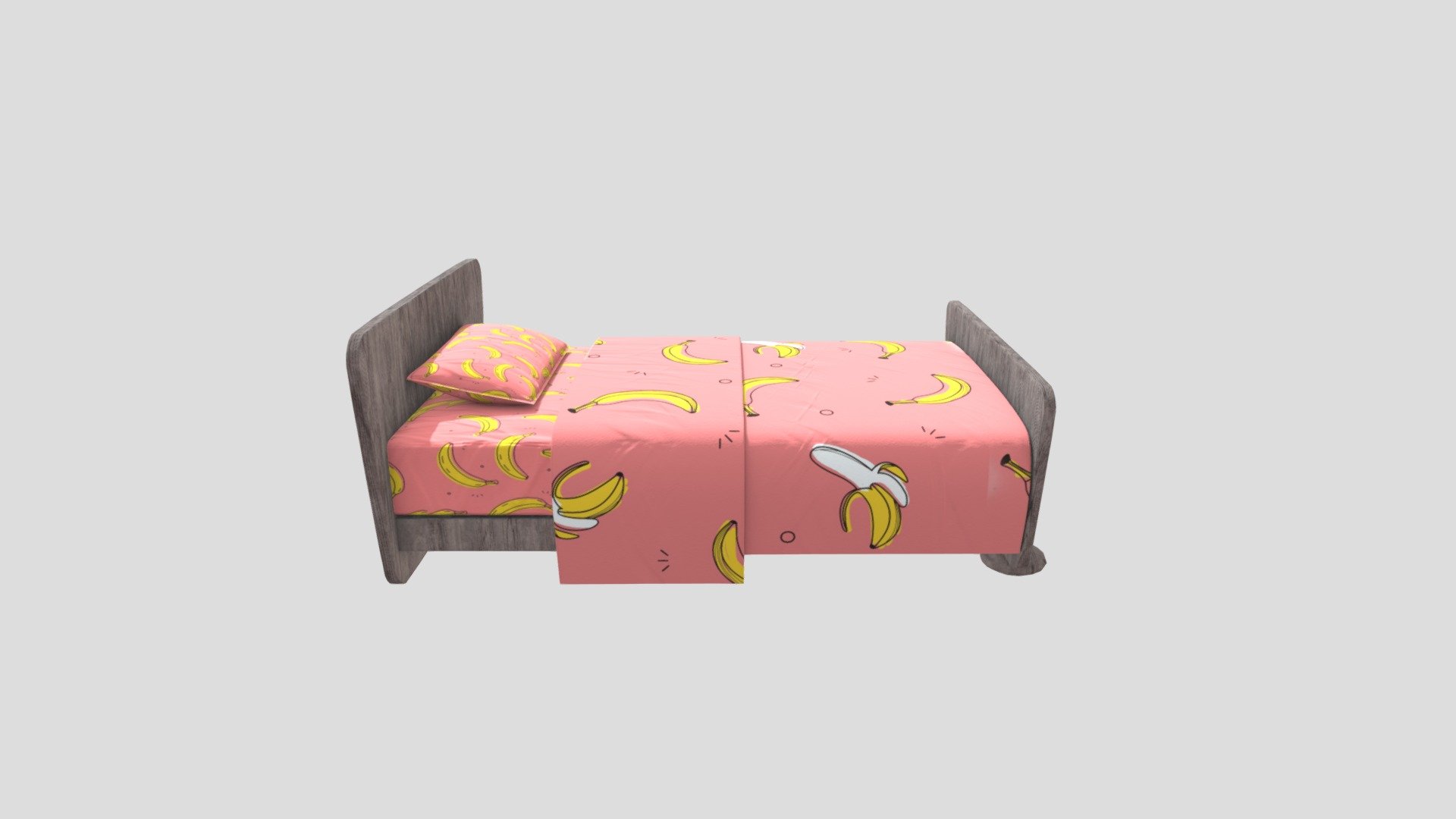 Kids Bed - 3D model by Rohan Kamuni (@rohan.k) [9d1c8da] - Sketchfab