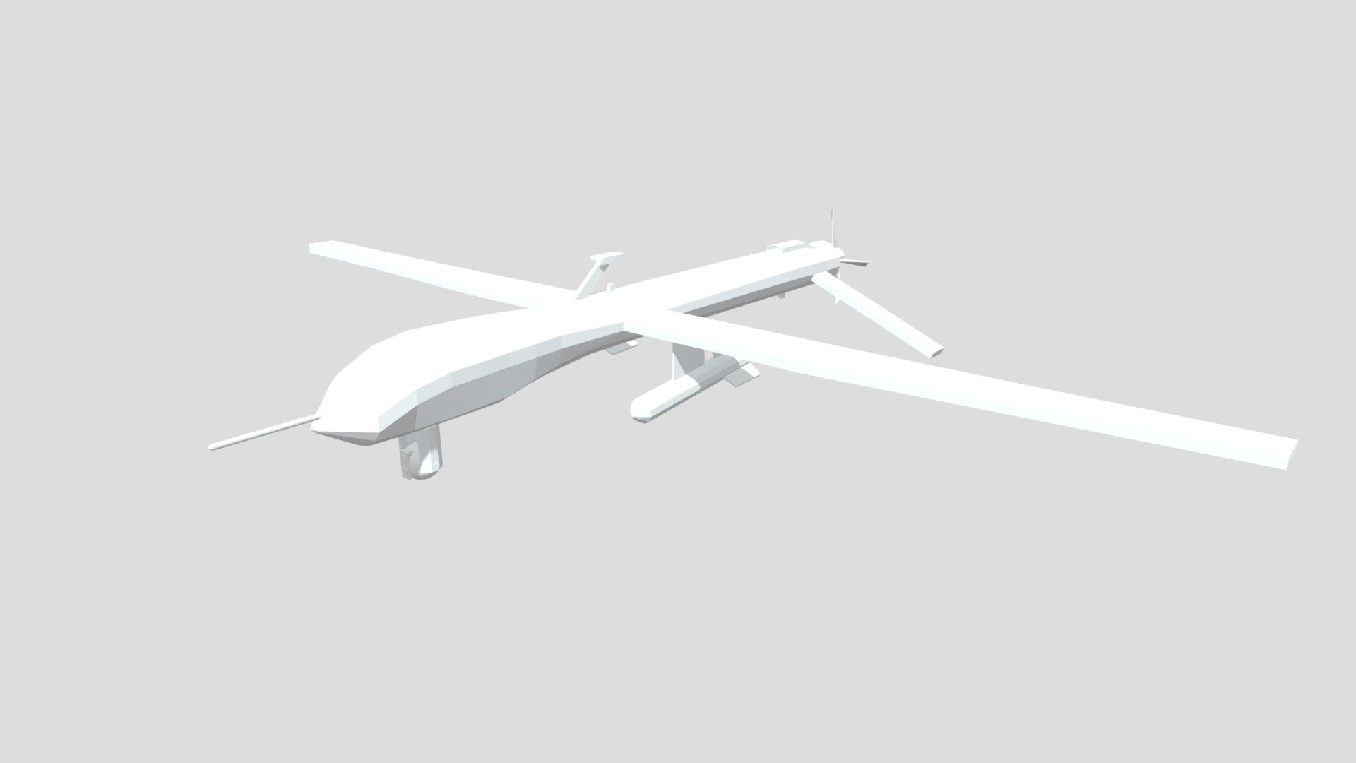 Low-Poly UAV - Download Free 3D model by Konstantinos.Simantiras ...