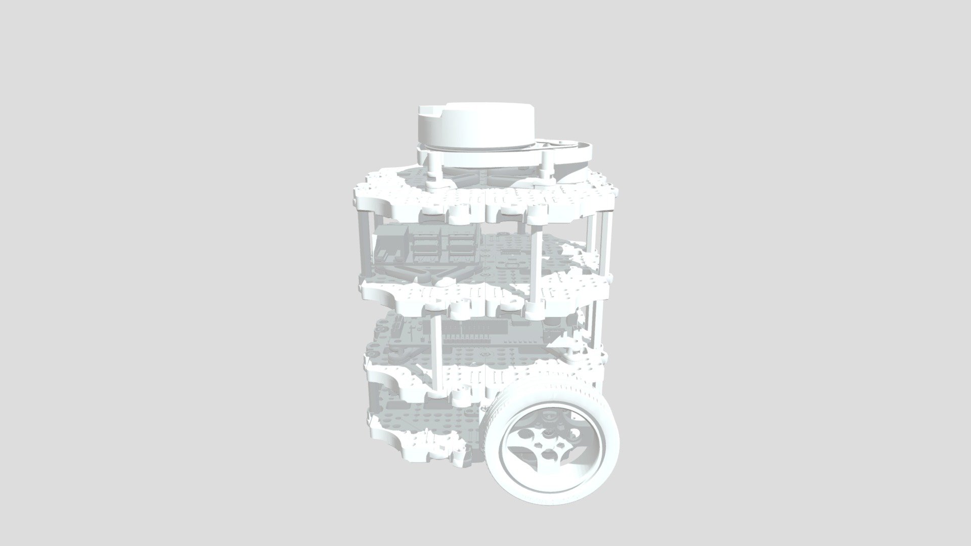 Turtle Bot3 Burger - 3D model by z.rivernider [9d1fb41] - Sketchfab