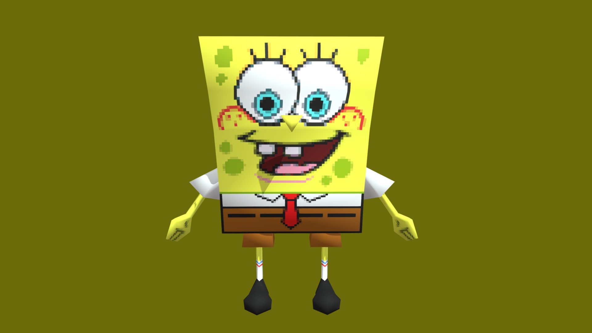 SpongeBob (PS1/GBA) - Download Free 3D model by JadeandPals [9d1fed6 ...