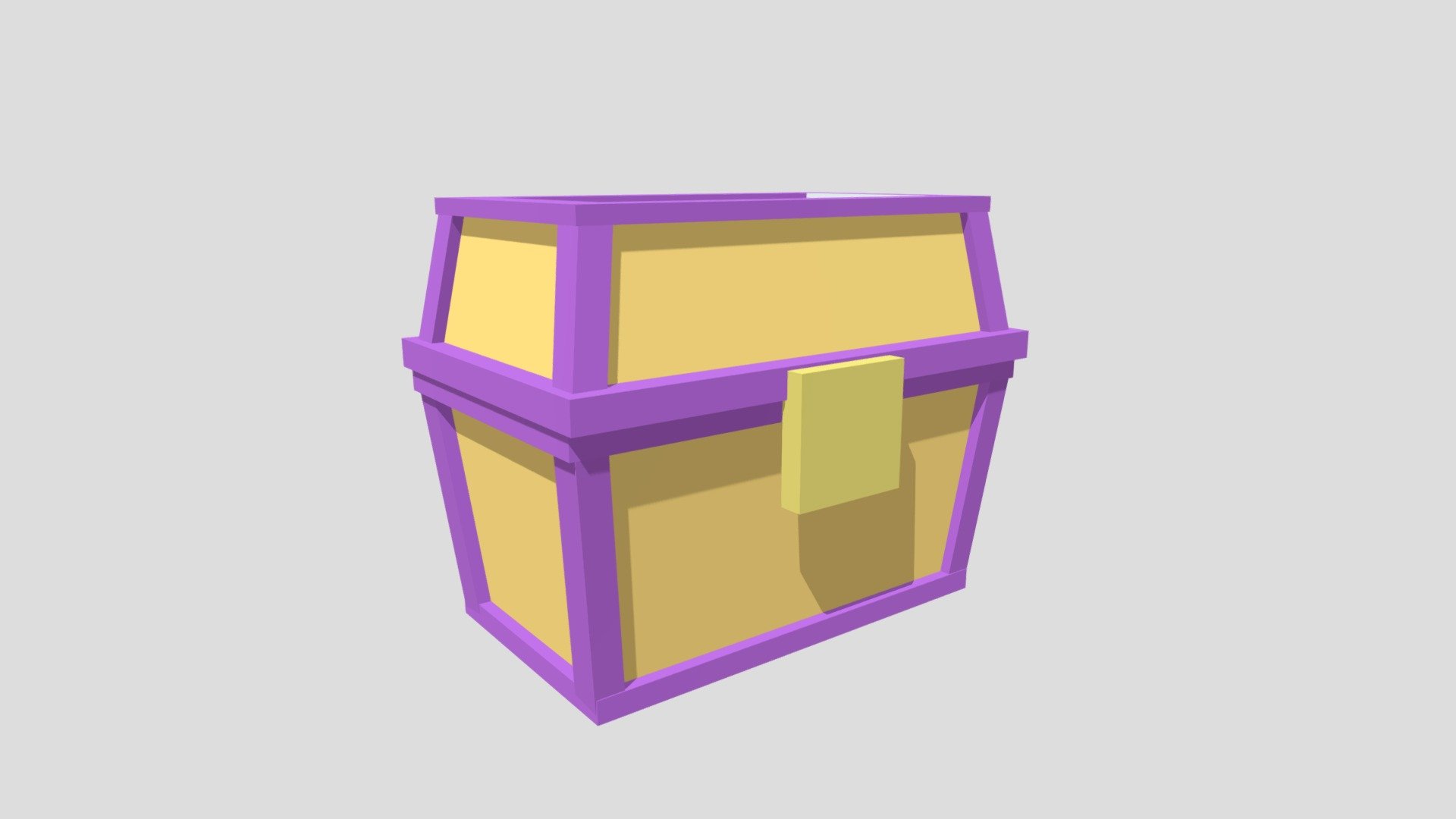 Chest [Low-Poly] - Download Free 3D model by HanSoloSnipe [9d1ffa9 ...