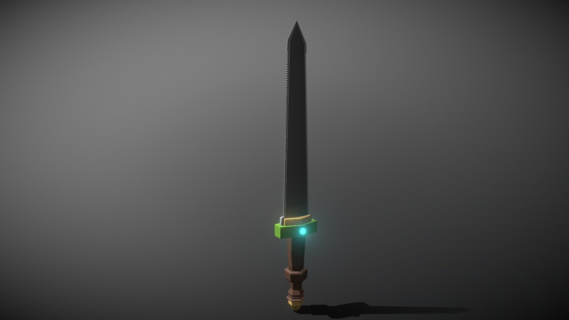 Fantasy Cartoonish Sword Sharp Tooth - 3D model by Elias Psullas ...