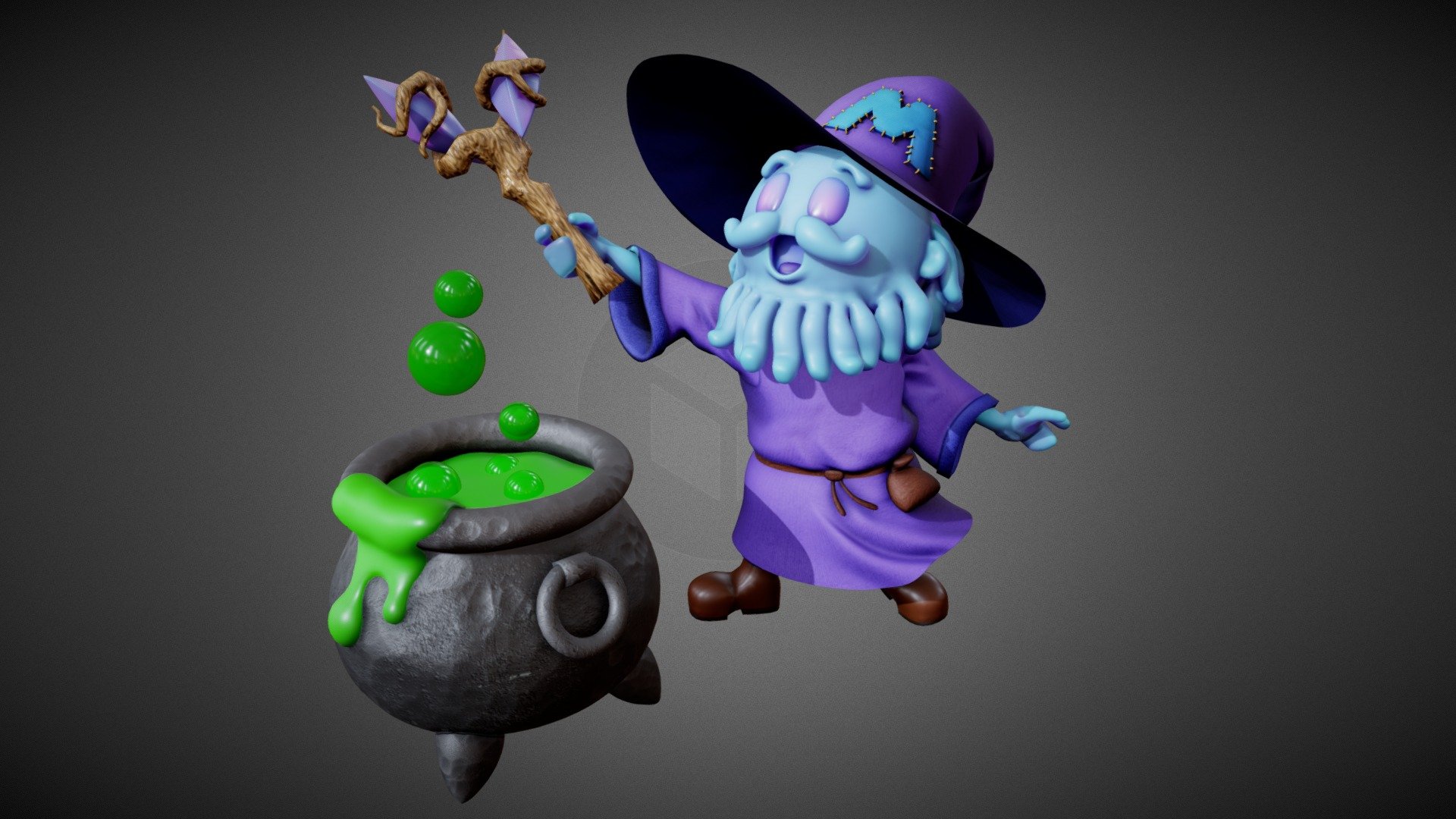 Macrophage the Micro Mage - 3D model by vitalyivachin [9d24fc8] - Sketchfab