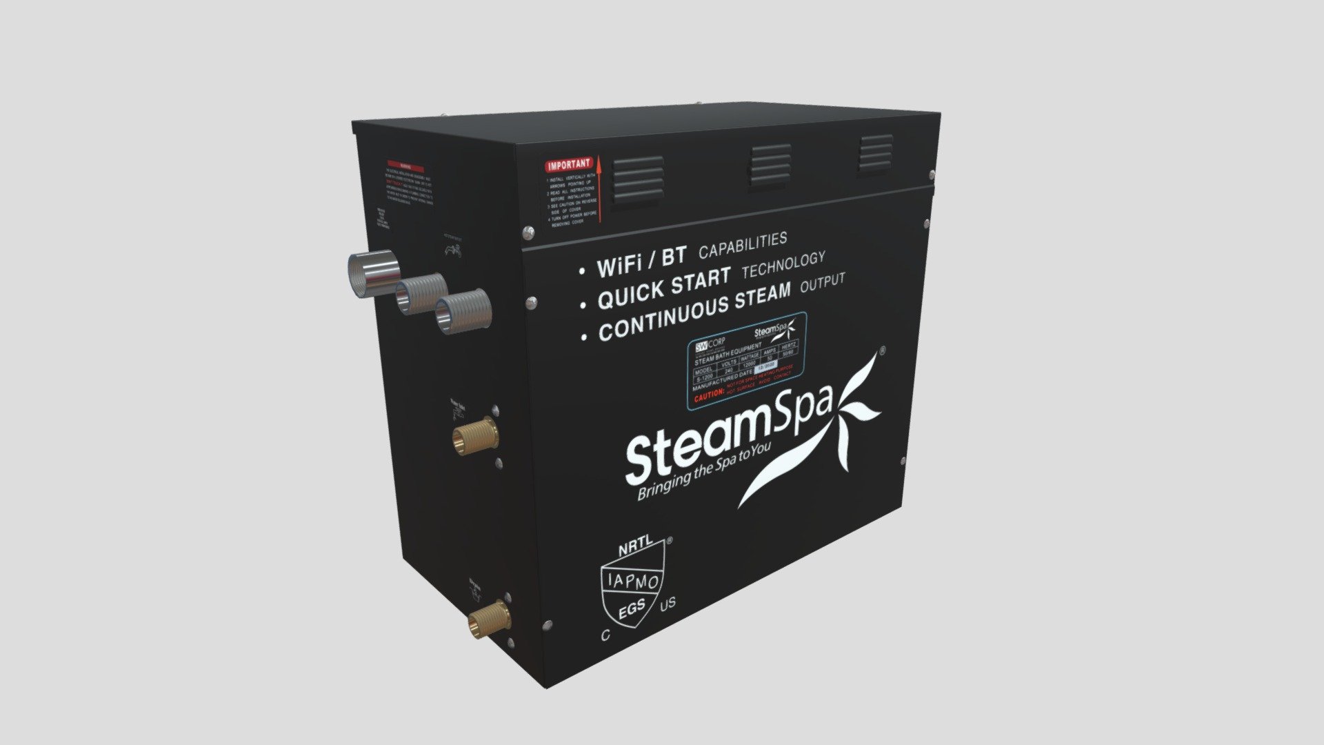 12 kWt Steam Generator - 3D model by mageaster [9d25a8b] - Sketchfab