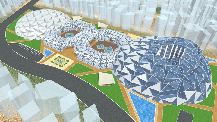 Folded-architecture 3D models - Sketchfab