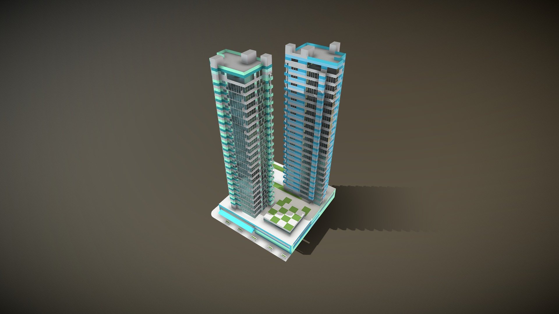 Architectural Highrise Concept - Download Free 3D model by VertaScan ...