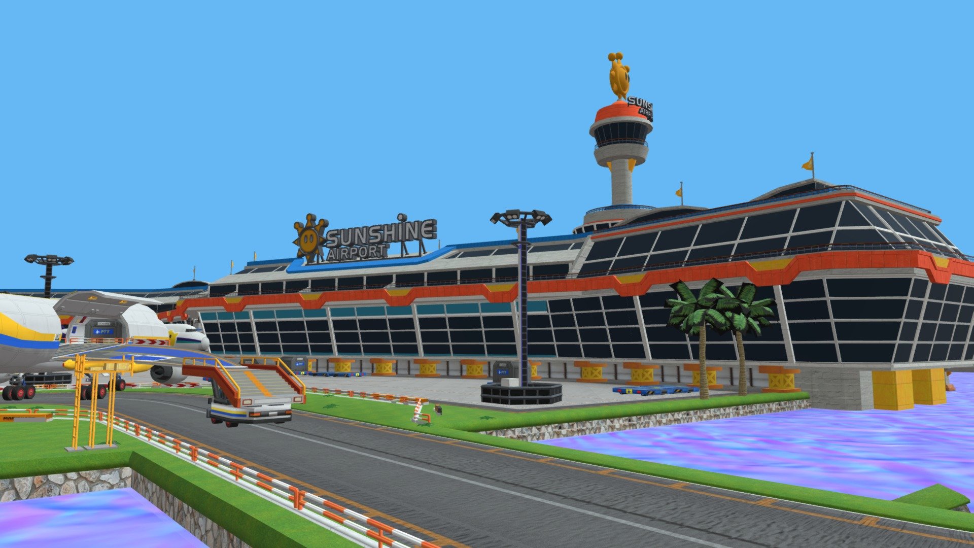 Sunshine Airport - Download Free 3D model by Polygonal_64 (@LegoshiFan ...