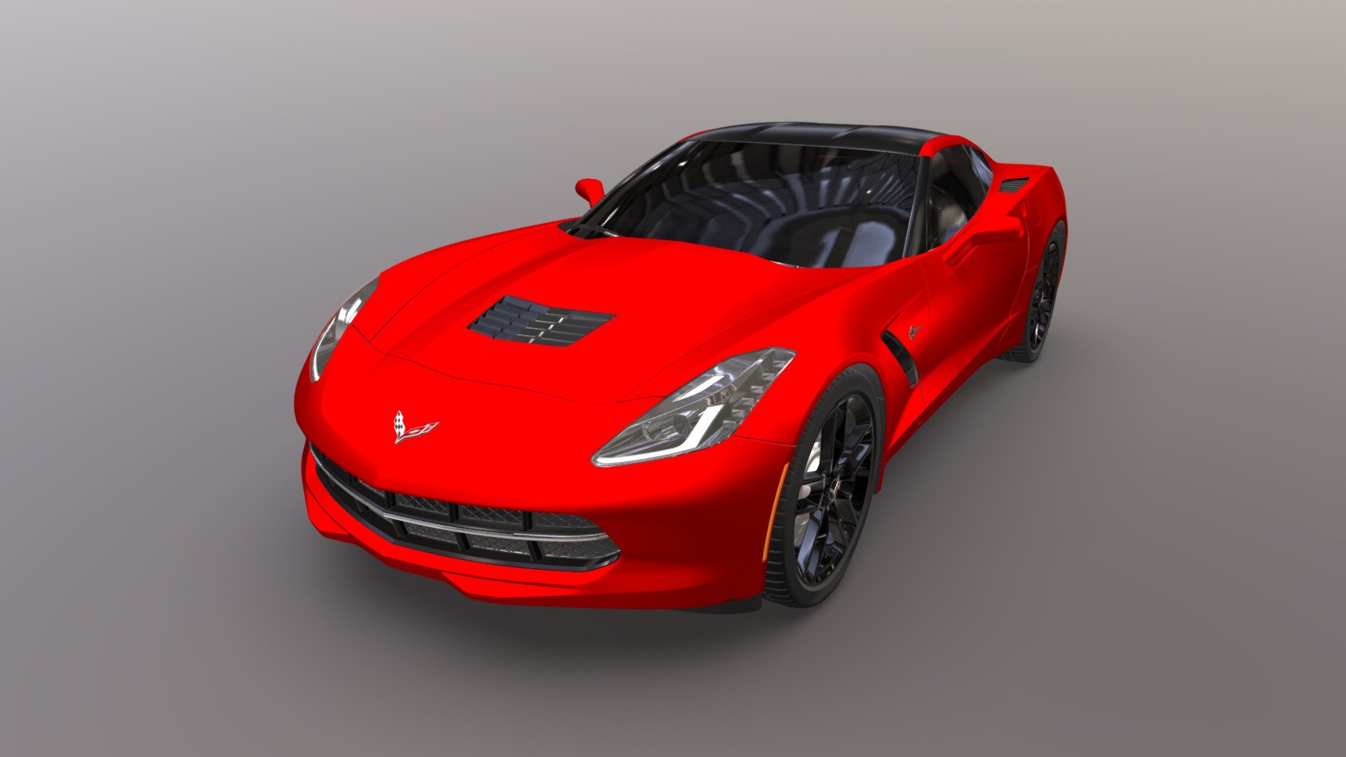 Chevrolet Corvette Stingray 2013 - 3D model by Ronald Tandazo (@Ronald ...