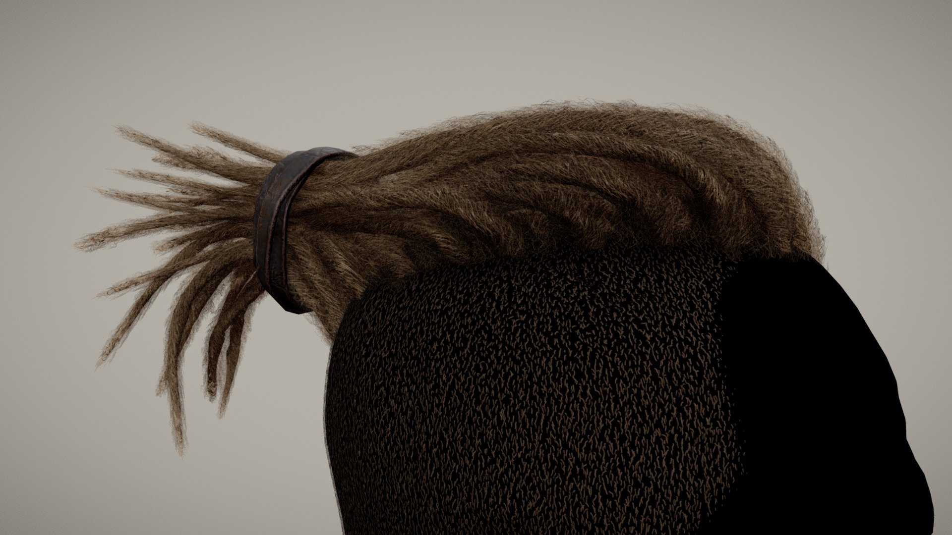 Dreadlocks hairstyle (game ready) - Buy Royalty Free 3D model by ...