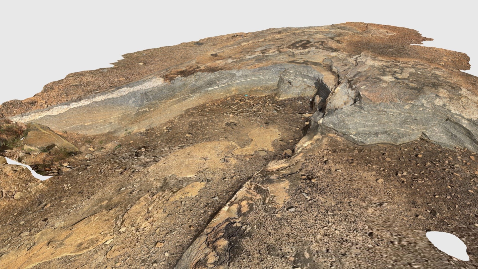 Lower crustal flow - Dharwar - Download Free 3D model by Chris Clark ...