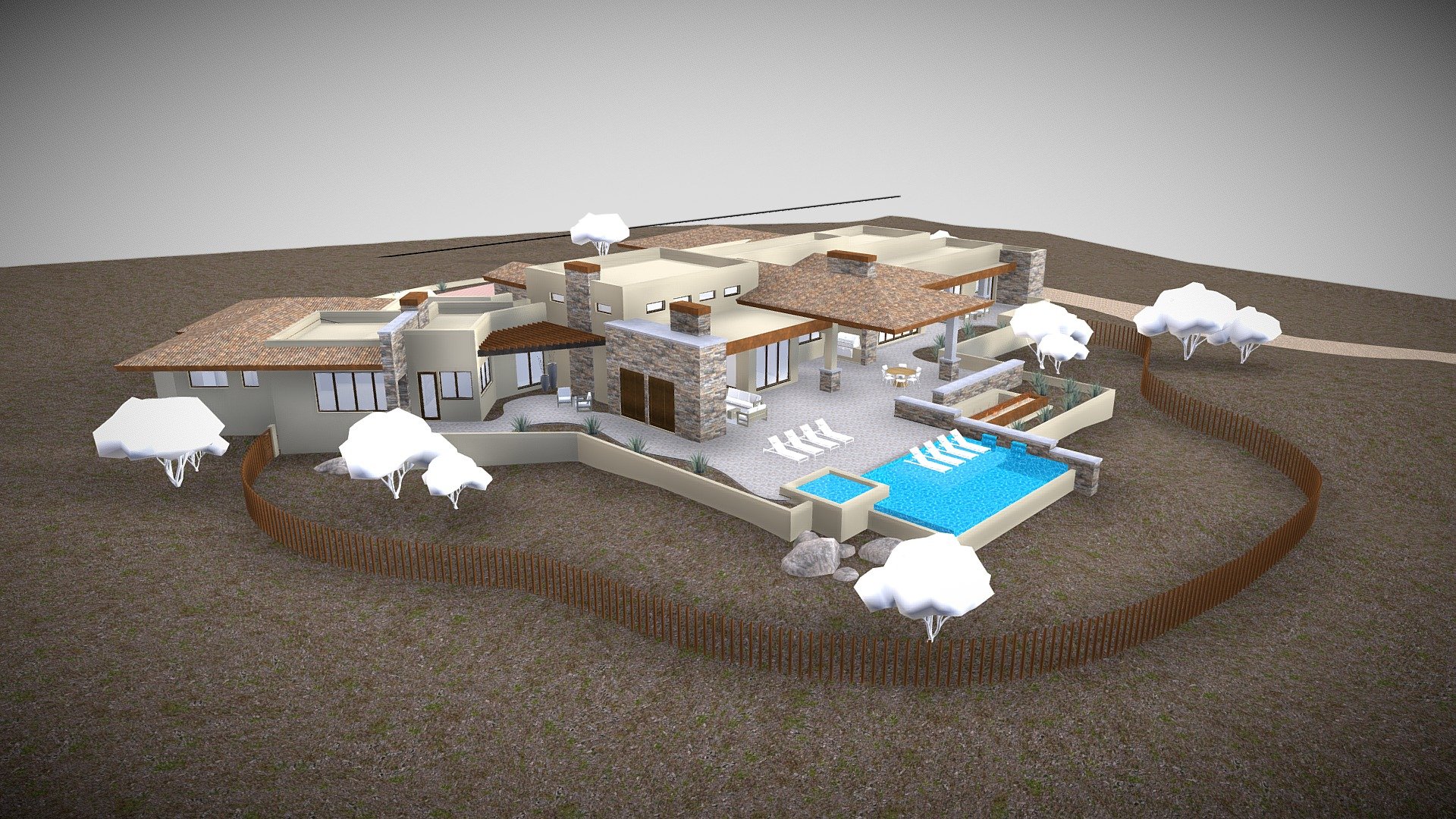Andersen Residence - 3D model by Jessica Hutchison-Rough ...