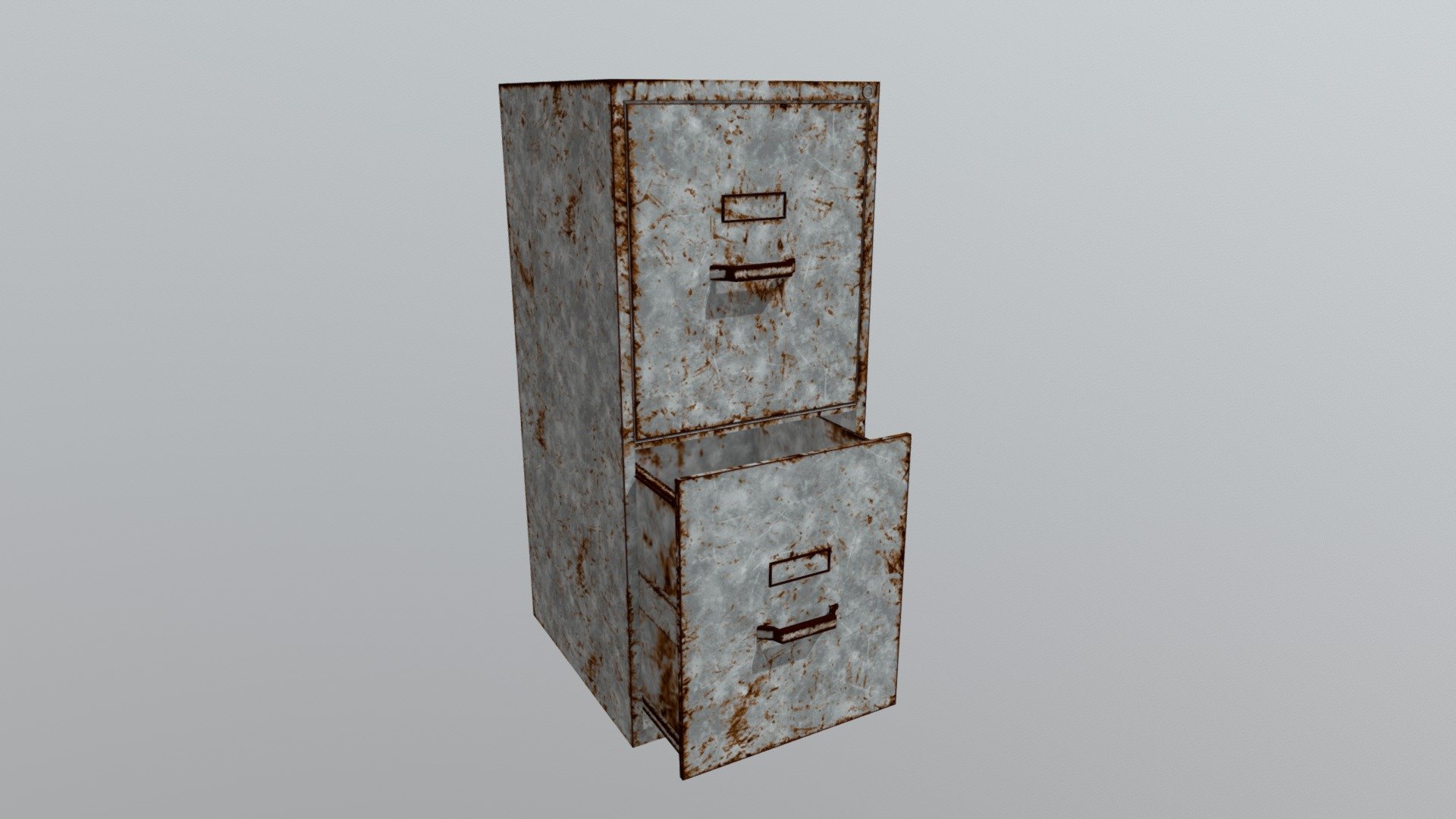 Rusty Metal Cabinett. - Download Free 3D model by Sam (@rawpuwnzl ...