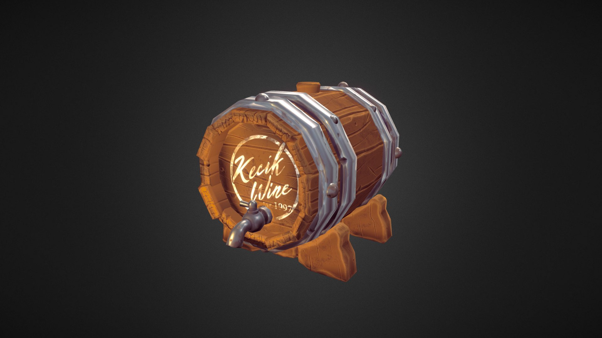 Stylized Barrel - 3D model by Junglelava (@FebrianMarshal) [9d2ed66 ...