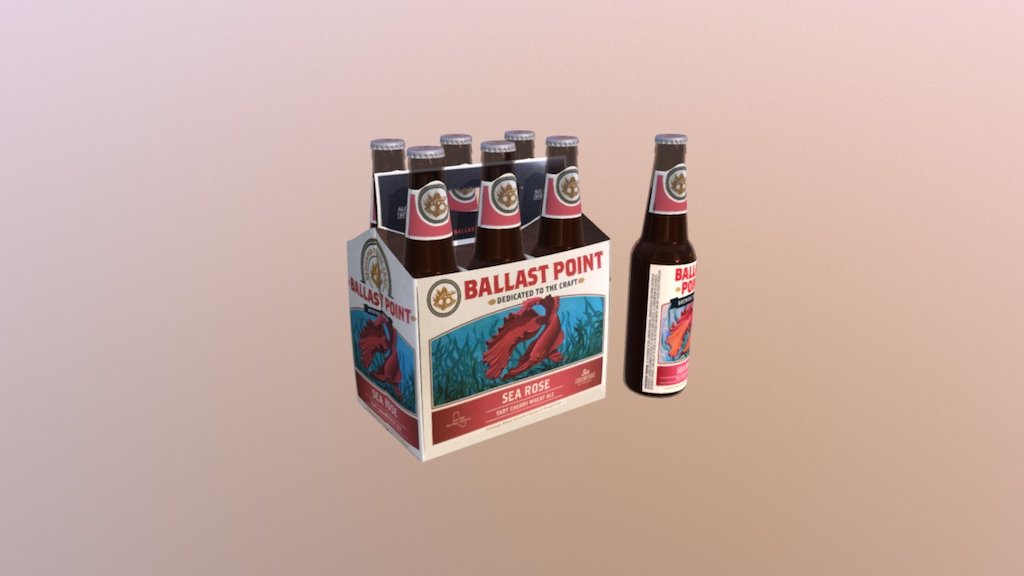 Ballast Point Ale - 3D model by aisle411 [9d2f25a] - Sketchfab