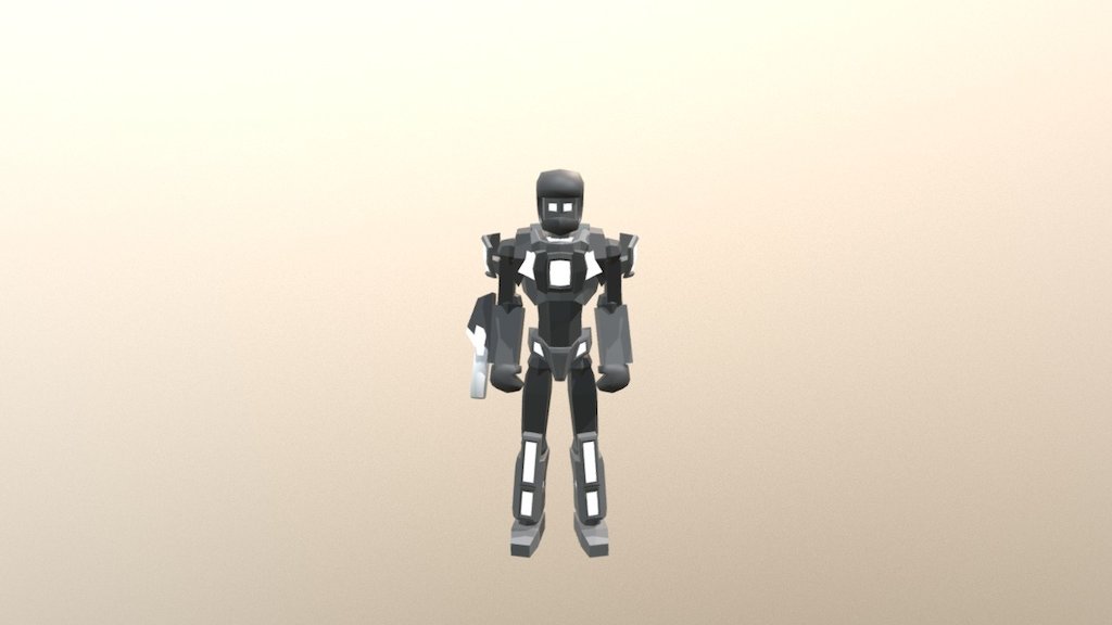 Robot test character. - 3D model by Zachary Kirchens (@yktg_zx ...