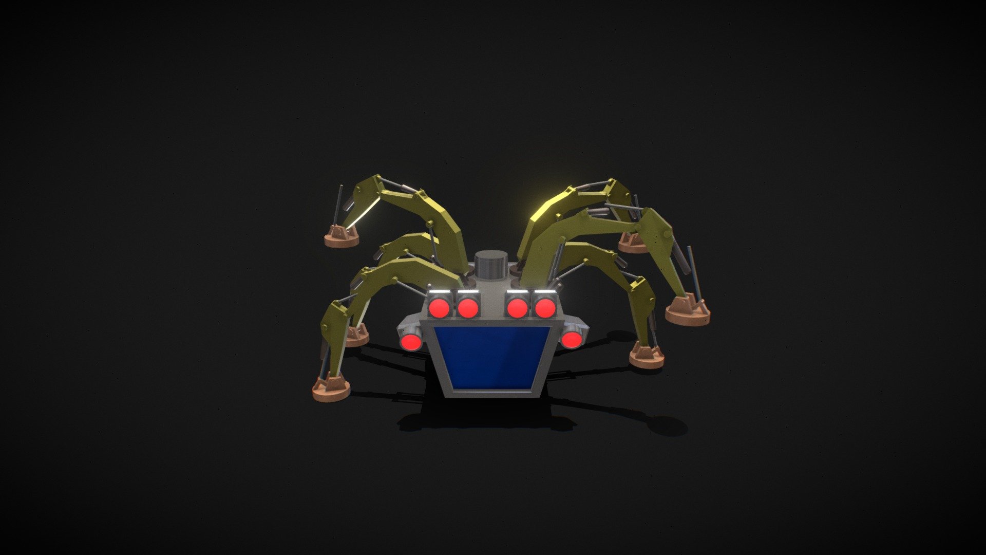 Spider jcb - 3D model by FireOwl36 (@21001589) [9d2fd77] - Sketchfab