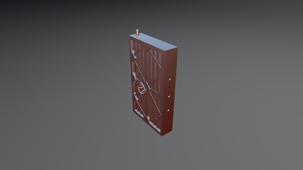Security door - Download Free 3D model by BlenderItUp (@flatalex123 ...