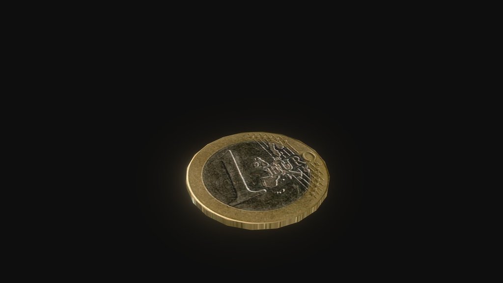 Euro Coin - 3D model by RenanCaruso [9d31ee9] - Sketchfab