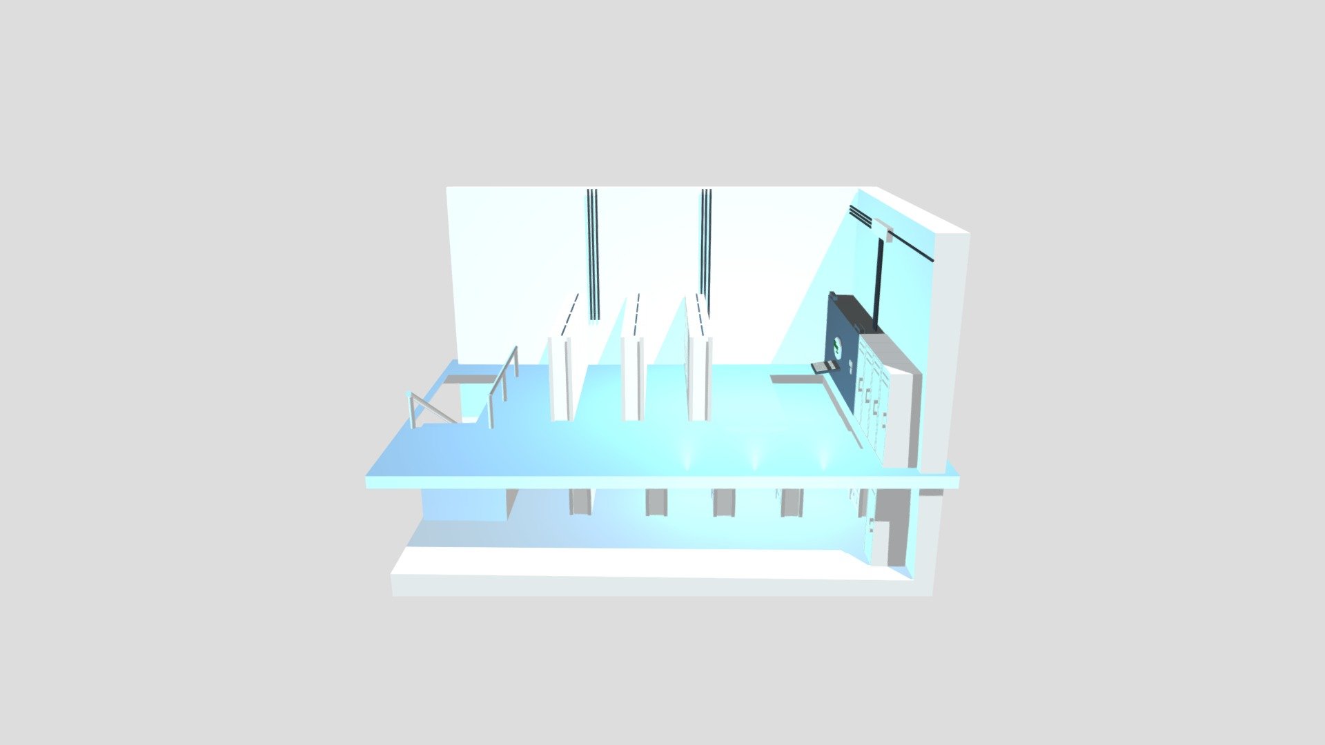SERVER ROOM - 3D model by Vixelate [9d323ee] - Sketchfab