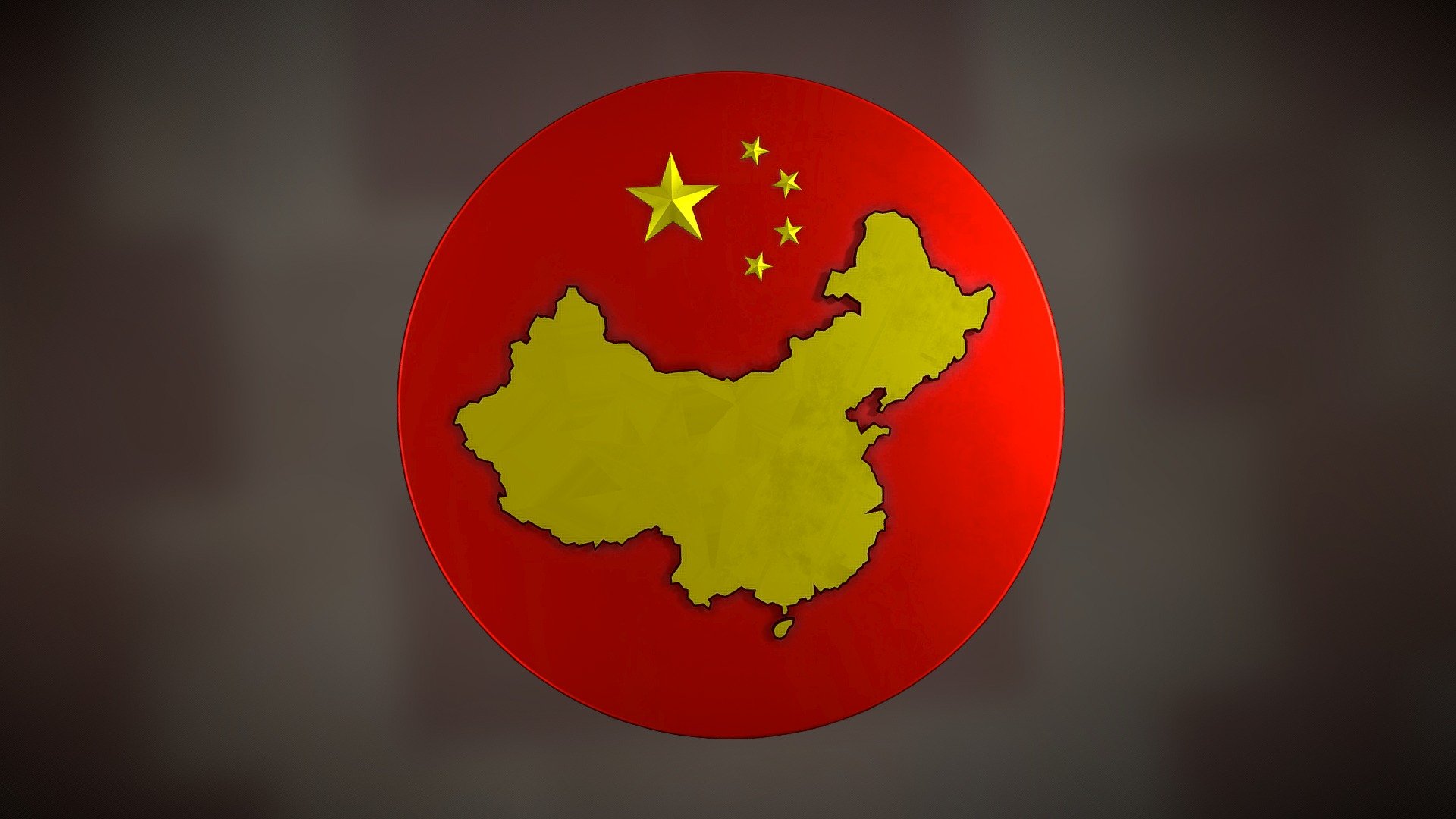 Communist China Map - Buy Royalty Free 3D model by AnshiNoWara [9d332fb ...