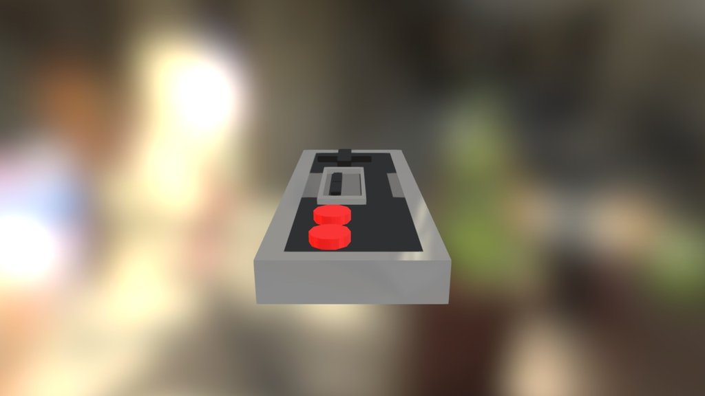 Control Nes - 3D model by andres.urrutia [9d333fa] - Sketchfab