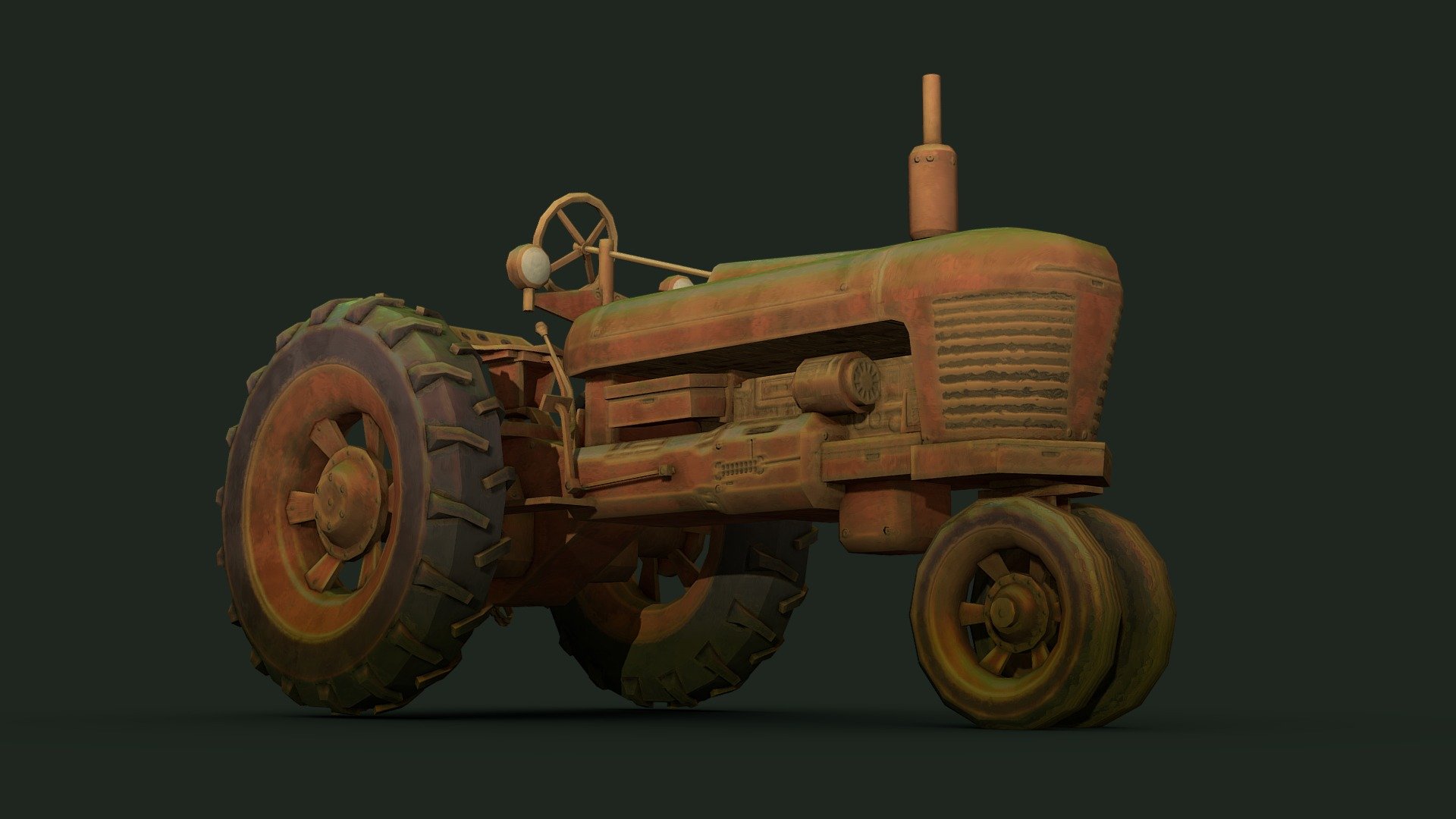 Stylized Tractor Test - 3D model by Renafox (@kryik1023) [9d33fe1 ...