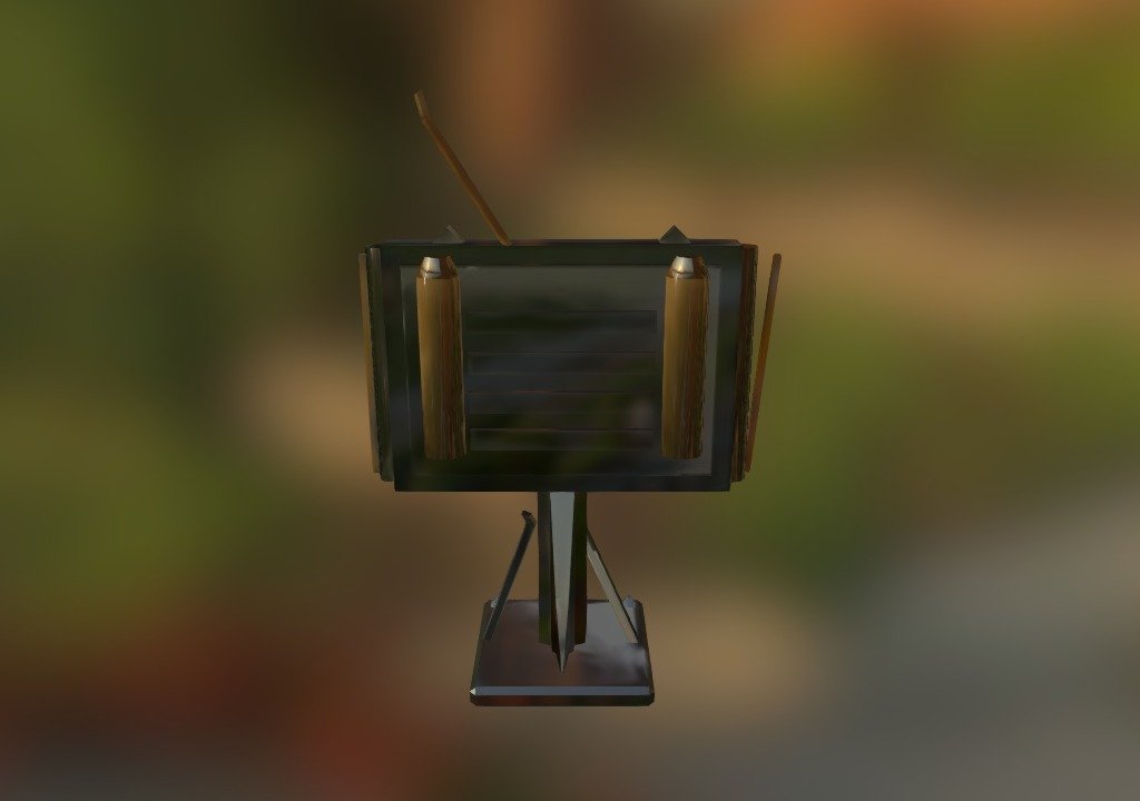Broken Television Prop - 3D model by tobywallace [9d3533a] - Sketchfab