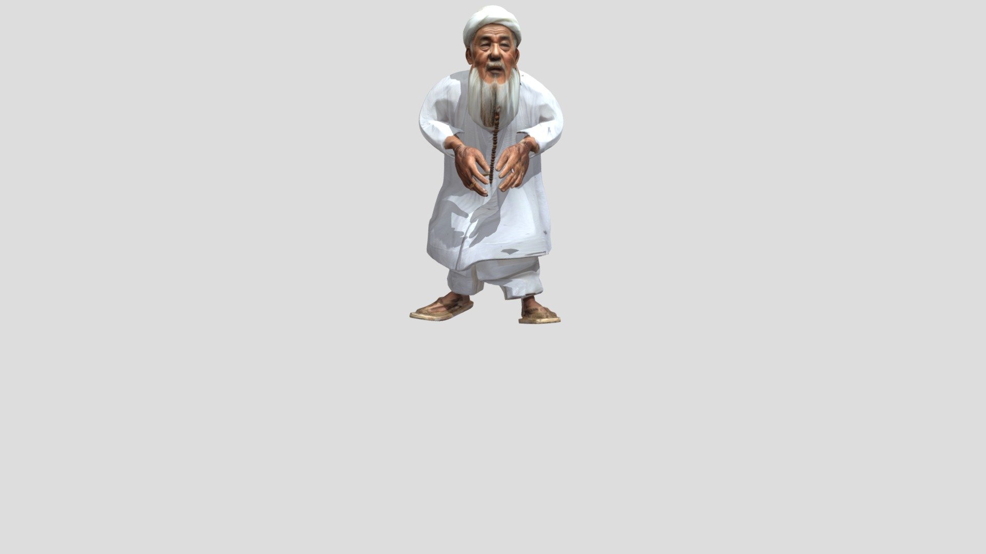 Old Man Idle - Download Free 3D model by nanirafizi [9d37ea5] - Sketchfab