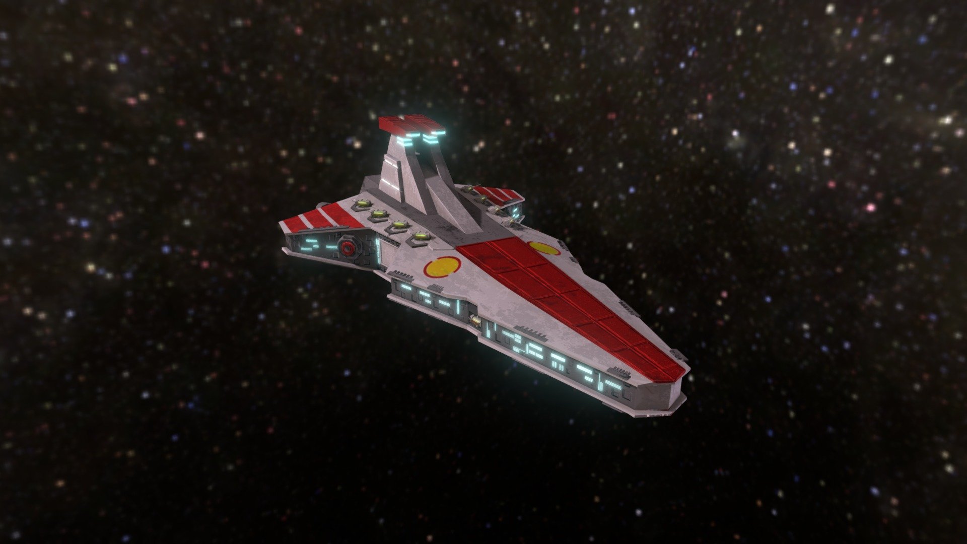3DModeling + Texturing Practice Republic Venator - Download Free 3D ...