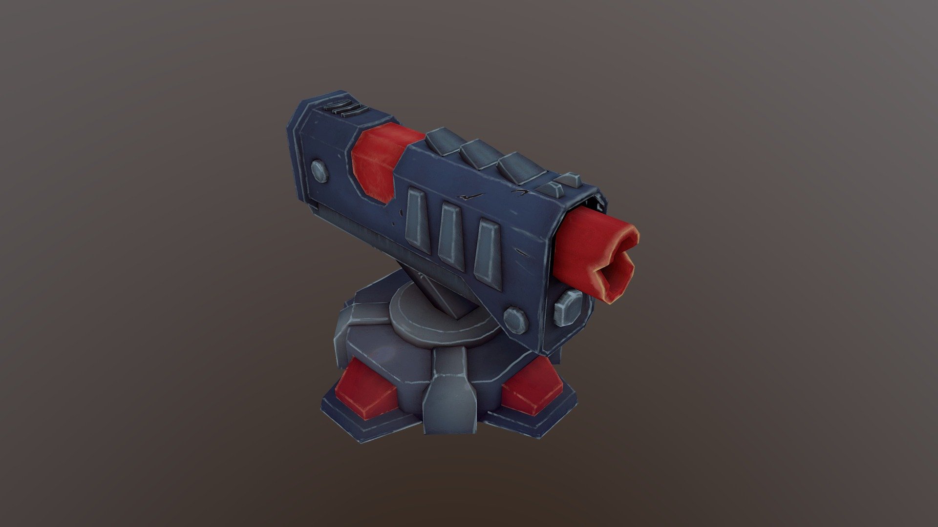 Stylized Turret - 3D model by BakedMakerMate [9d39c77] - Sketchfab