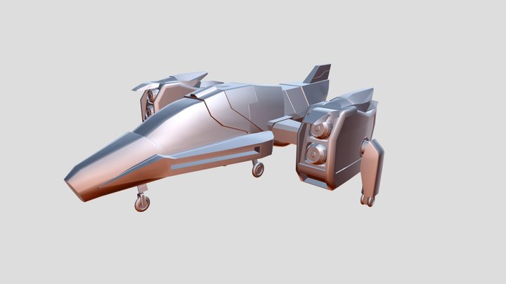 Sci-fi-spaceship 3D models - Sketchfab