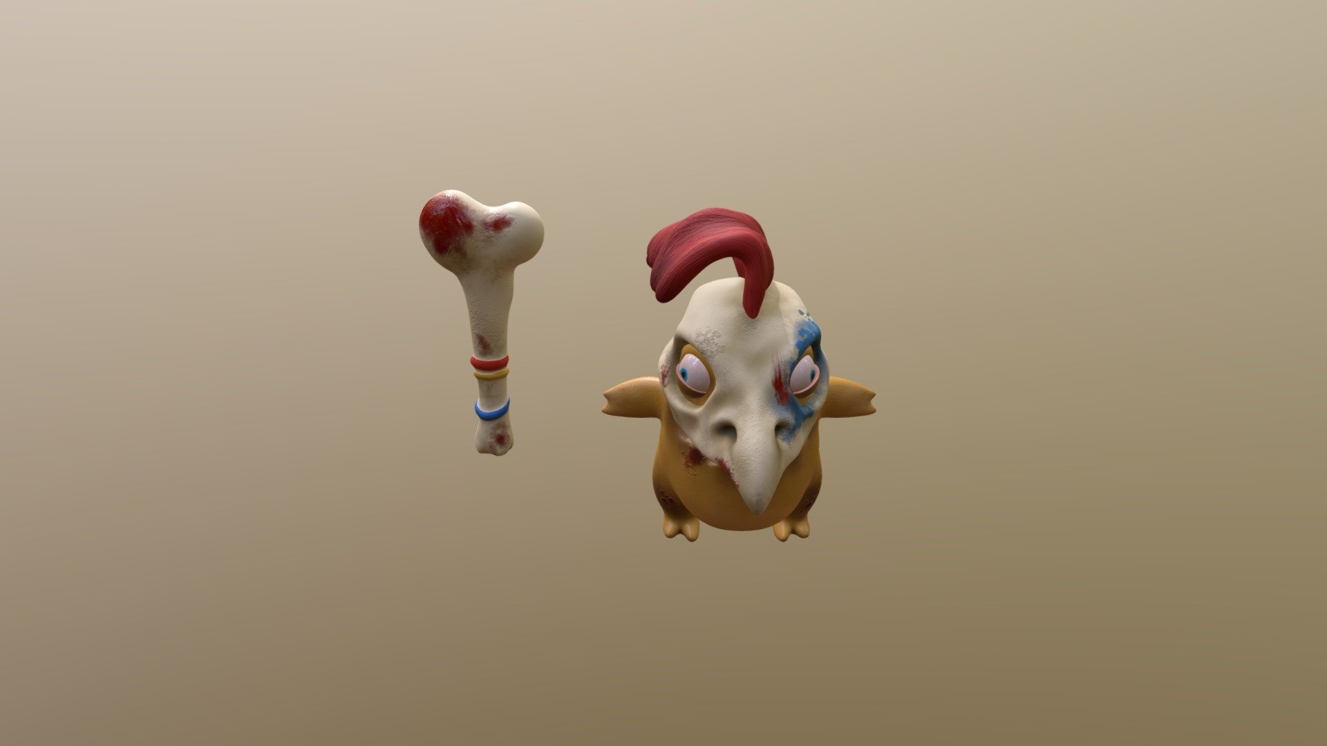 chicken - 3D model by kizoo [9d3b8b9] - Sketchfab
