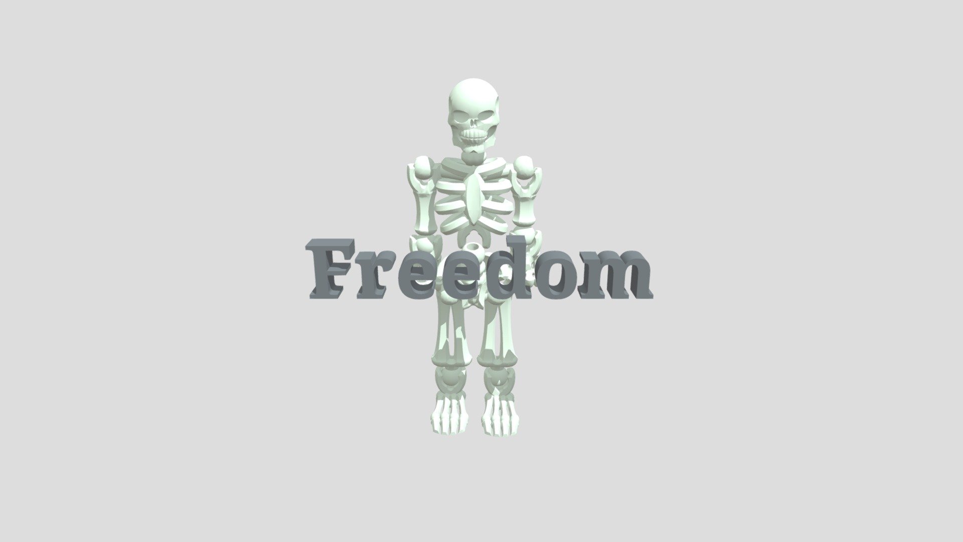Freedom - 3D model by buntsc [9d3cf97] - Sketchfab