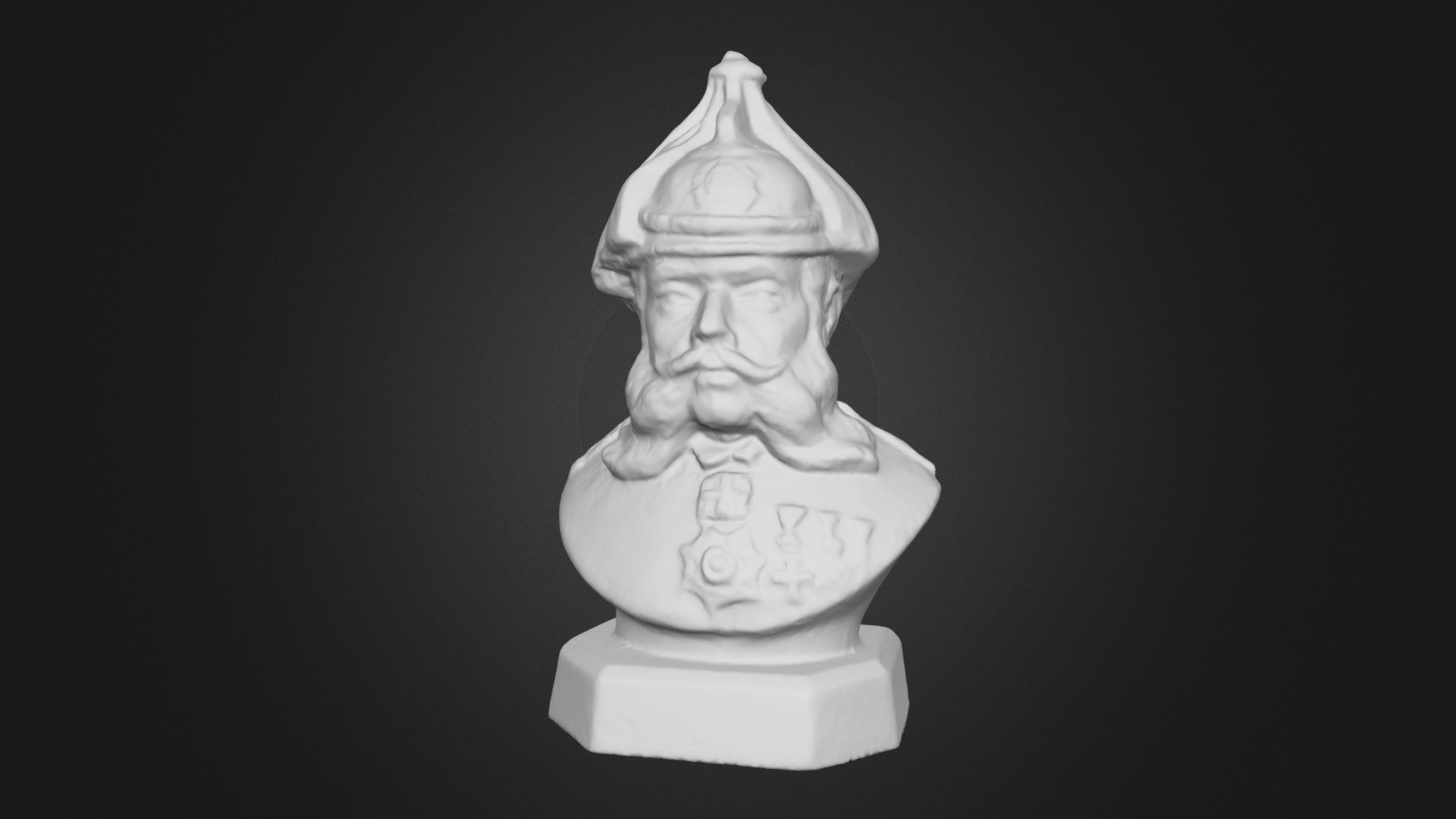 Statue of a General - 3D model by PannaH [9d3f9b2] - Sketchfab