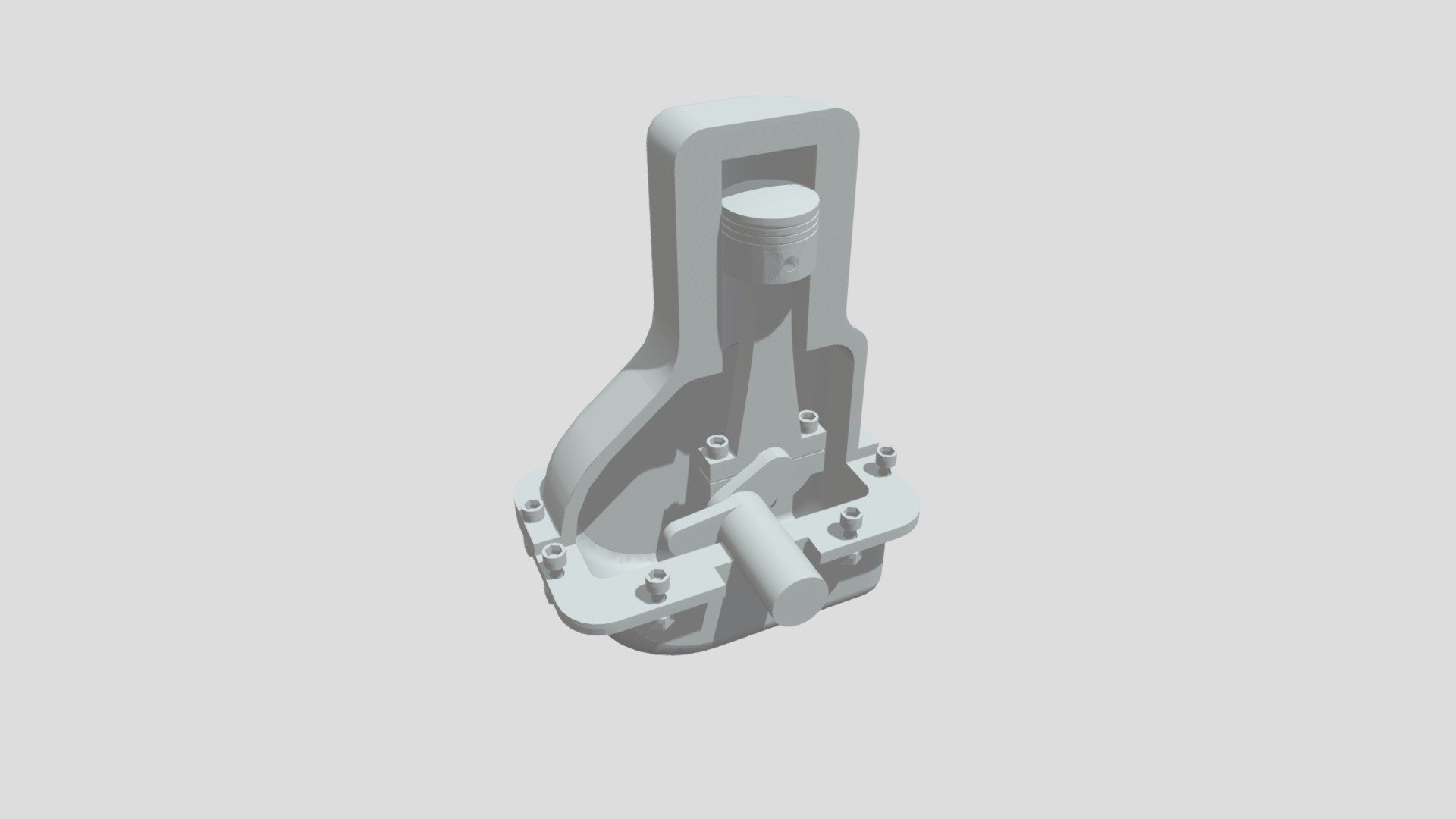 Single Cylinder Engine - Download Free 3D model by NeerajCheripally ...