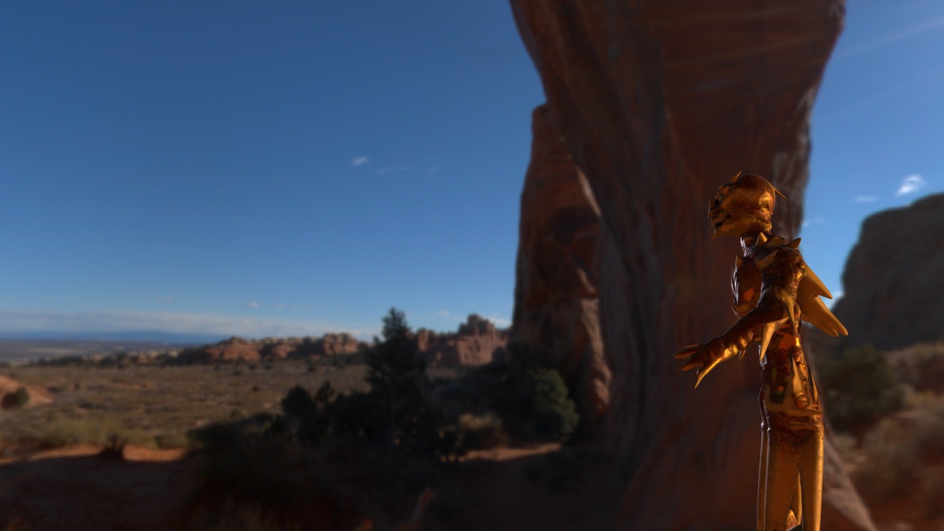 Desert Native Alien - Download Free 3D model by Cécile Amstad (@c.m.a ...