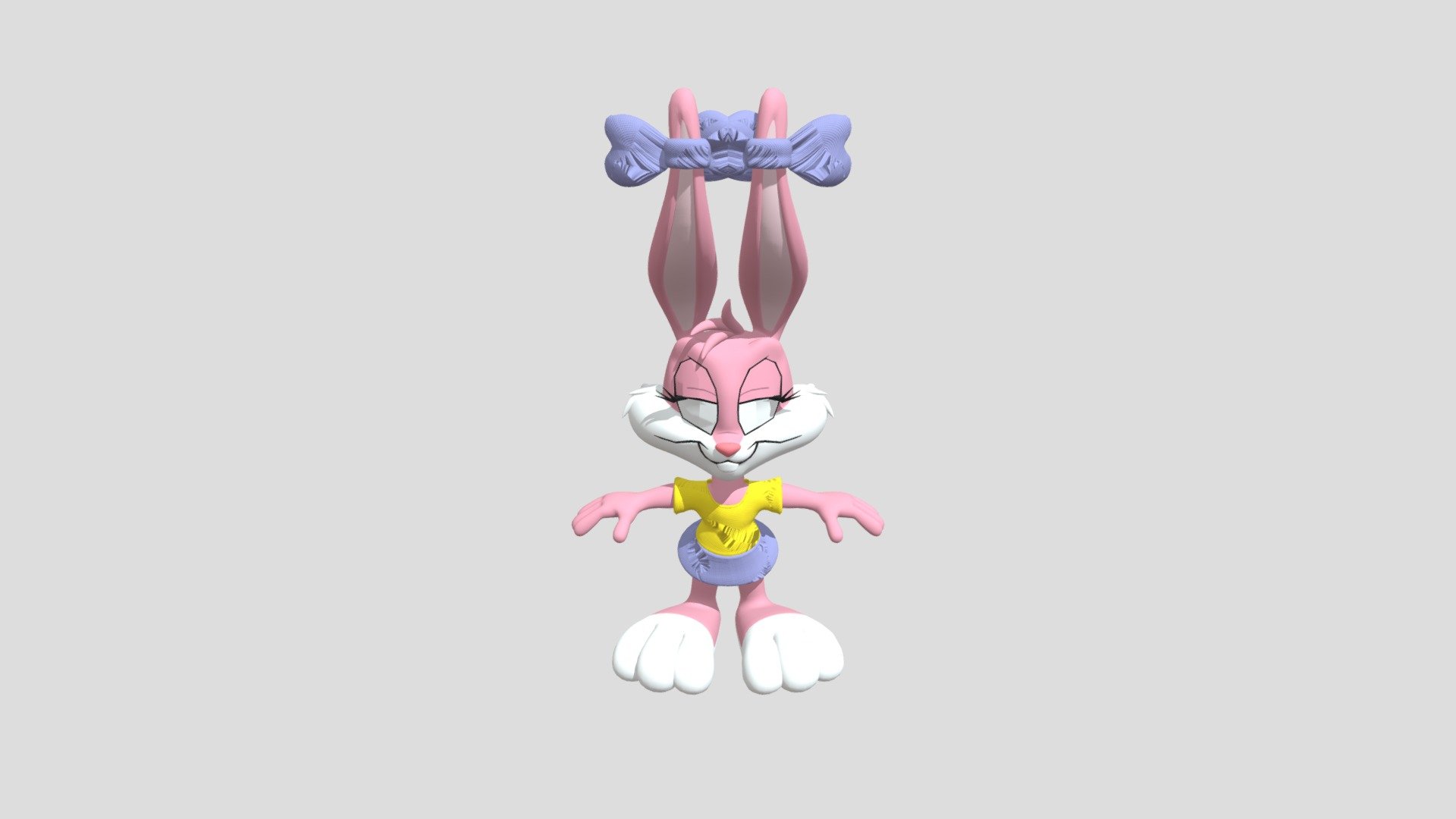 Babs Bunny 25D - Download Free 3D model by anderlenolan [9d434a9 ...