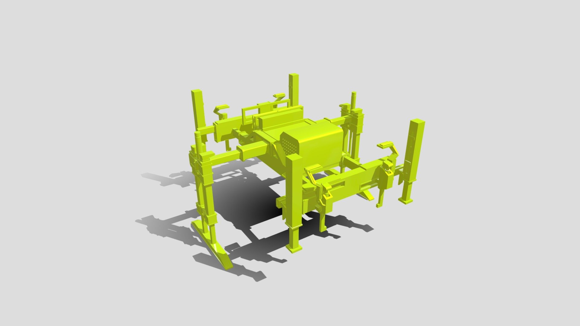 Portique pour pose de voie PWP - 3D model by dede34500 [9d43833 ...