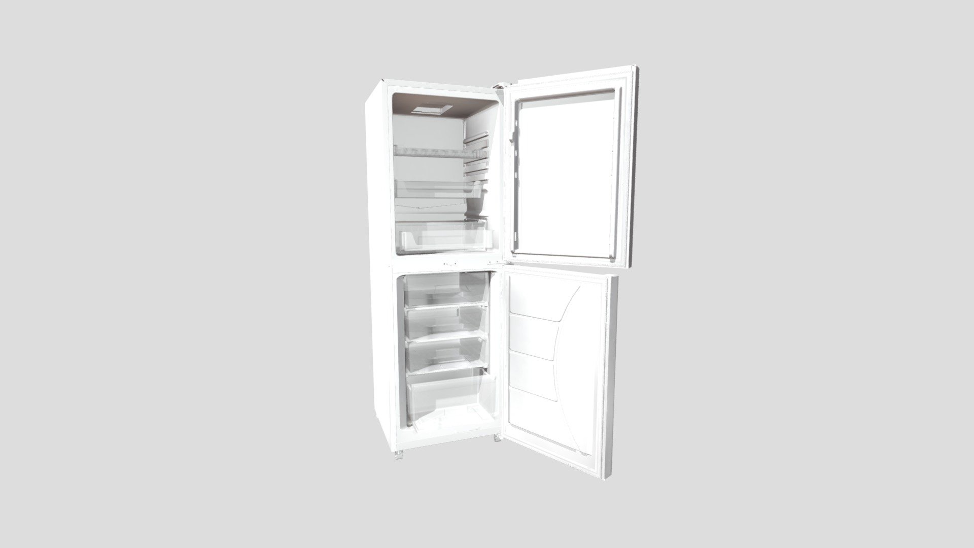 Refrigerator - Download Free 3D model by Dawn (@dawnio) [9d446ce ...